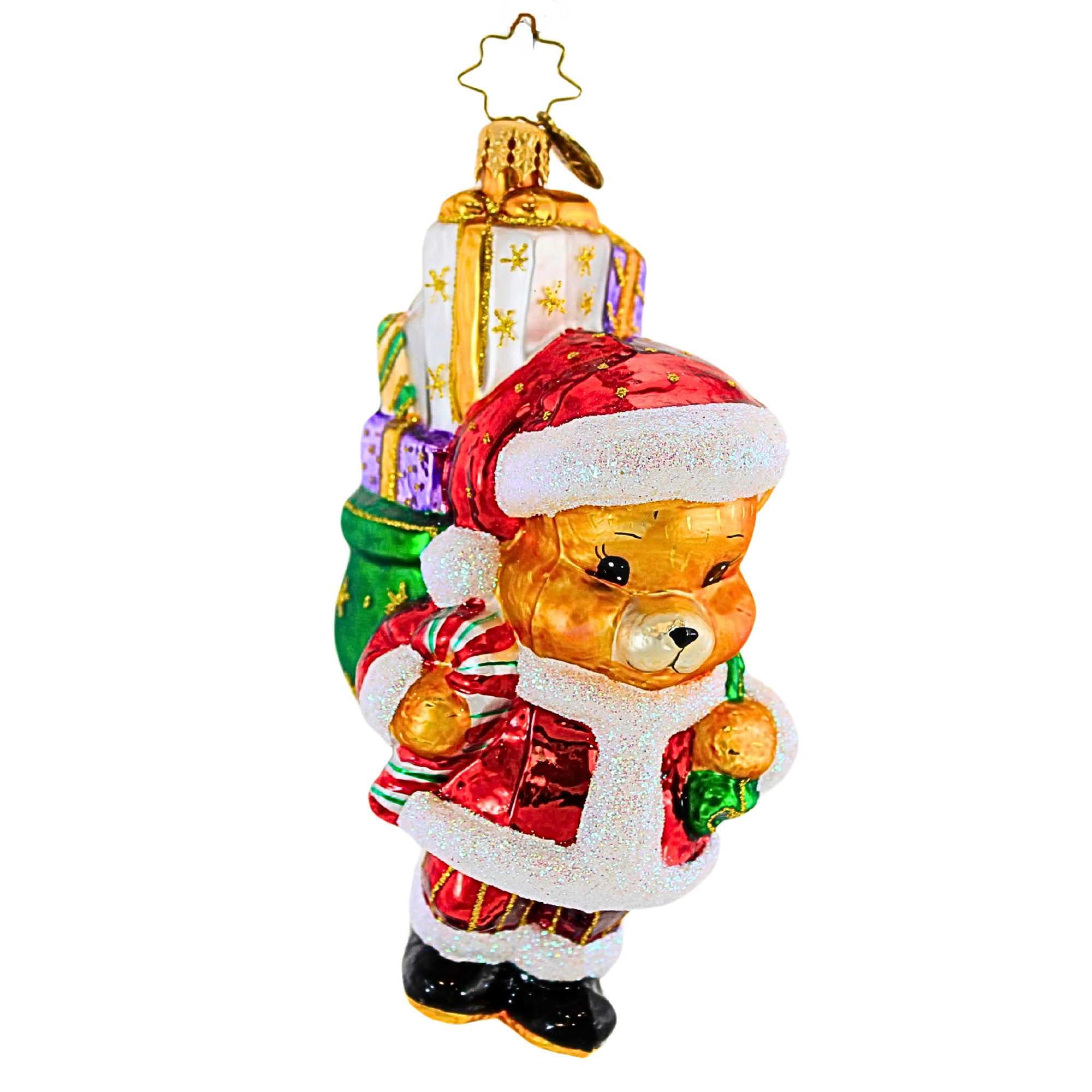 Christopher Radko Company 5.00In A Bear Who Cares, Glass, Ornament ...