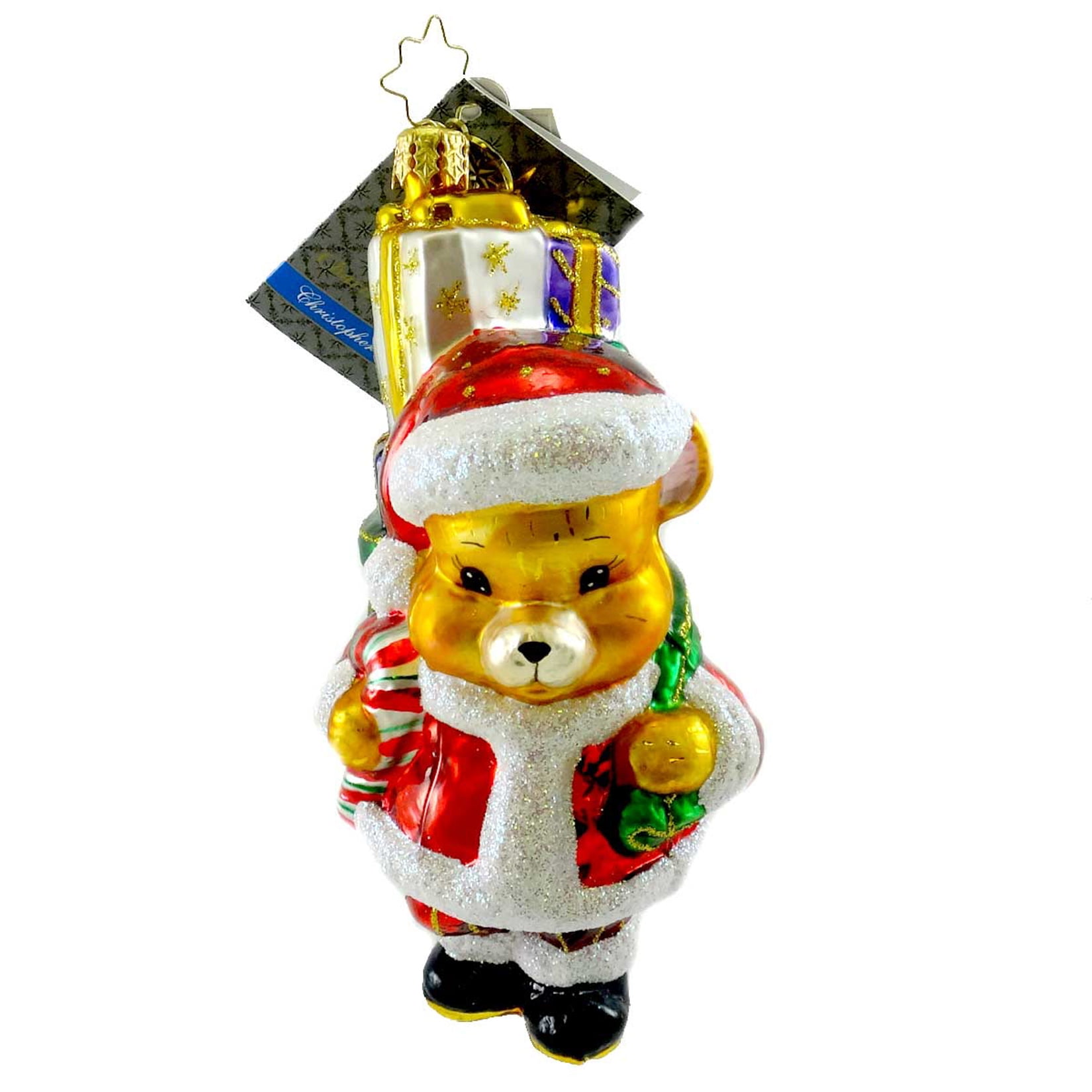 Christopher Radko Company 5.00In A Bear Who Cares, Glass, Ornament ...