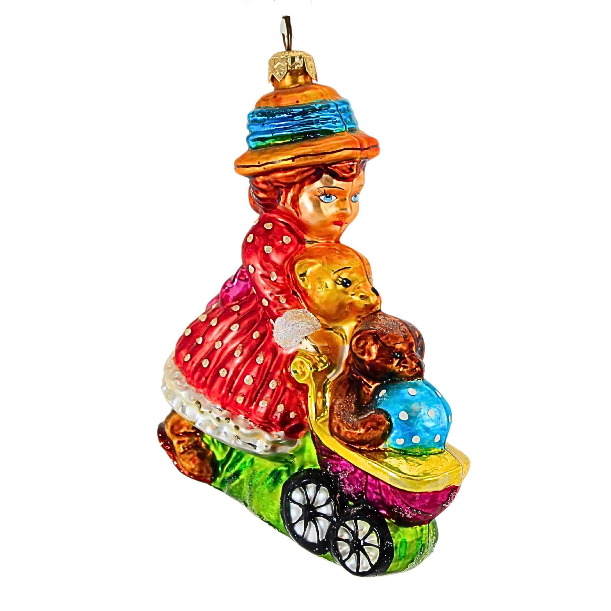 Christopher Radko Company 5.00In Pram Parade, Glass, Ornament Teddy ...