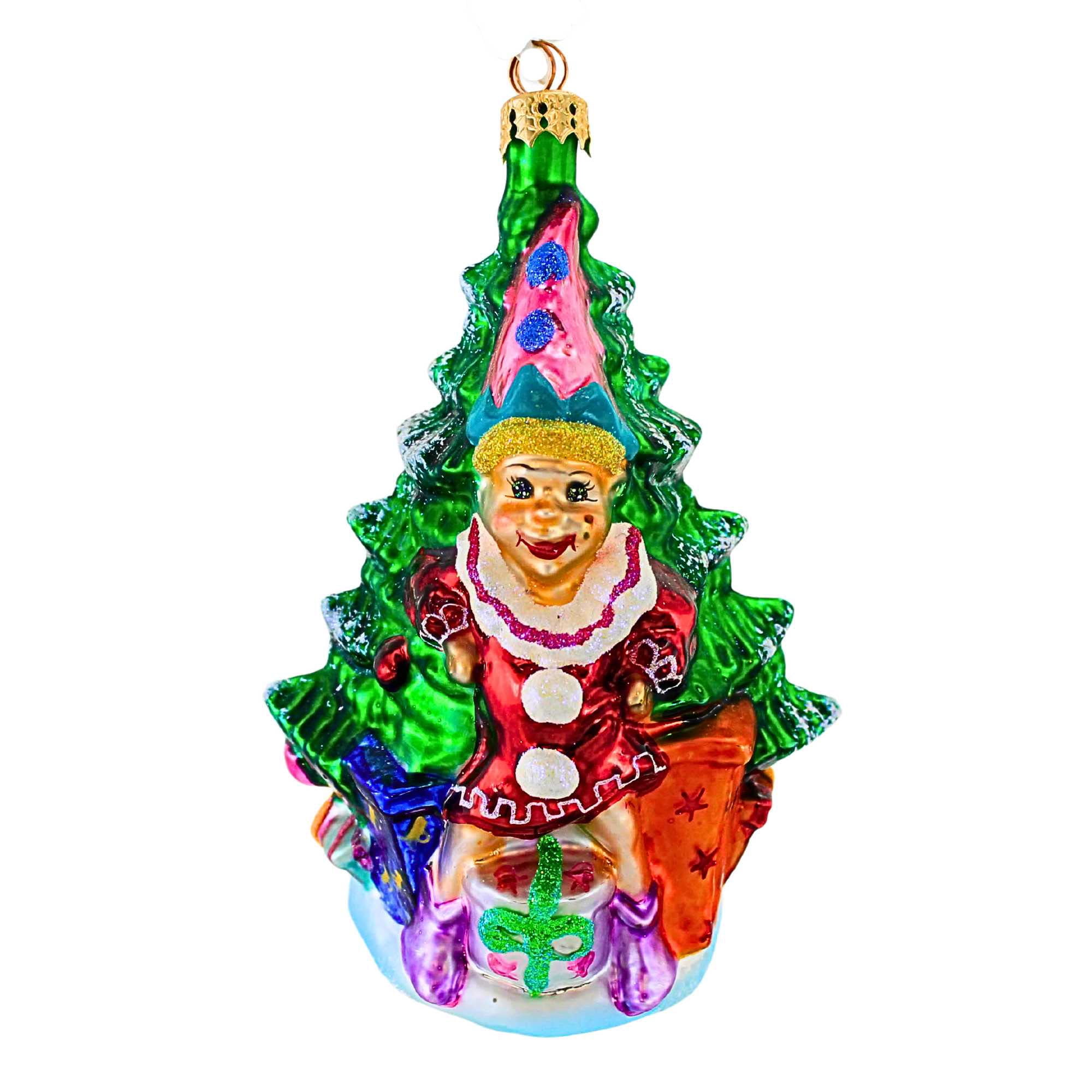 Christopher Radko Company 5.25In Elmsford The Elf, Glass, Ornament ...