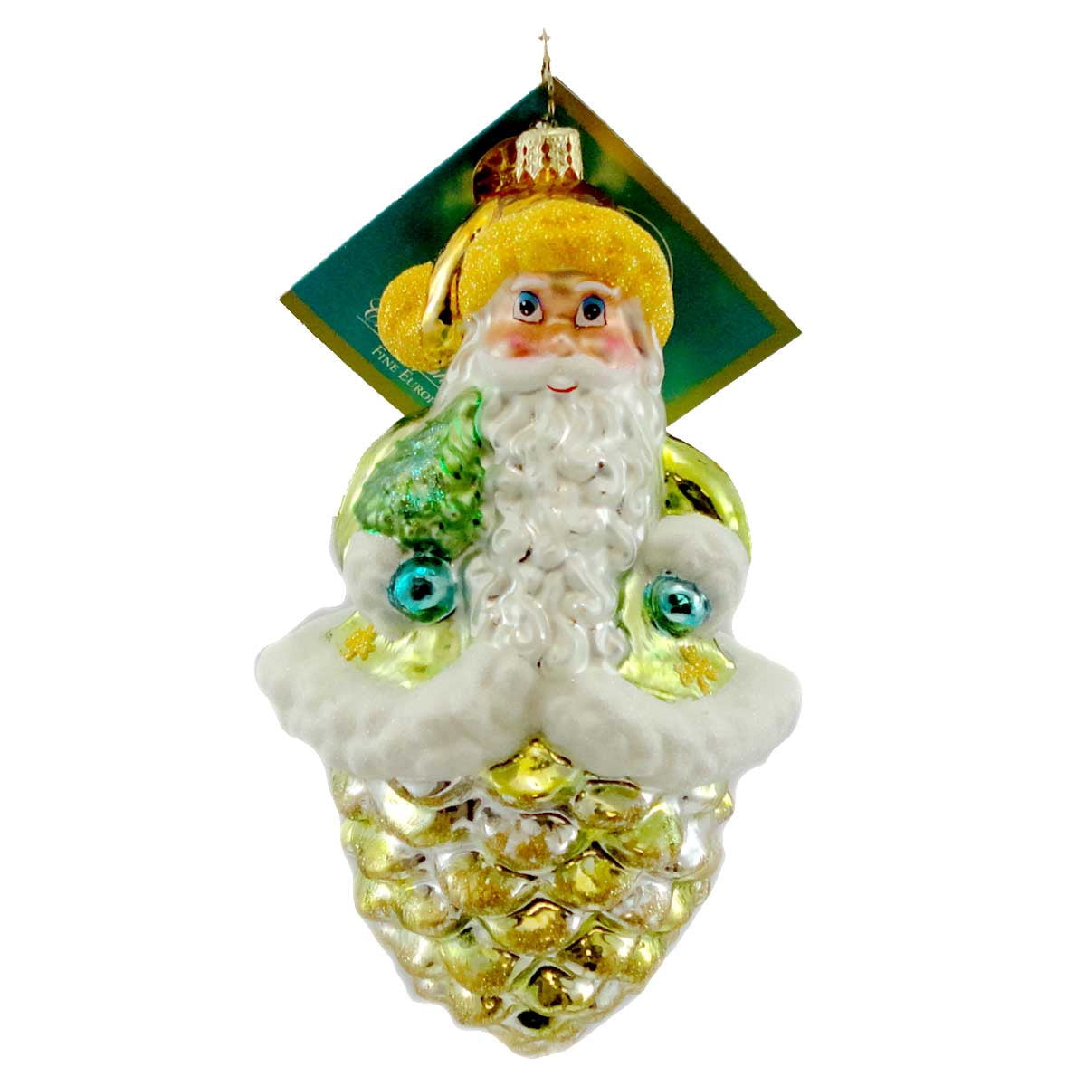 Christopher Radko Company 5.50In Lucky Cone Curls, Glass, Ornament ...