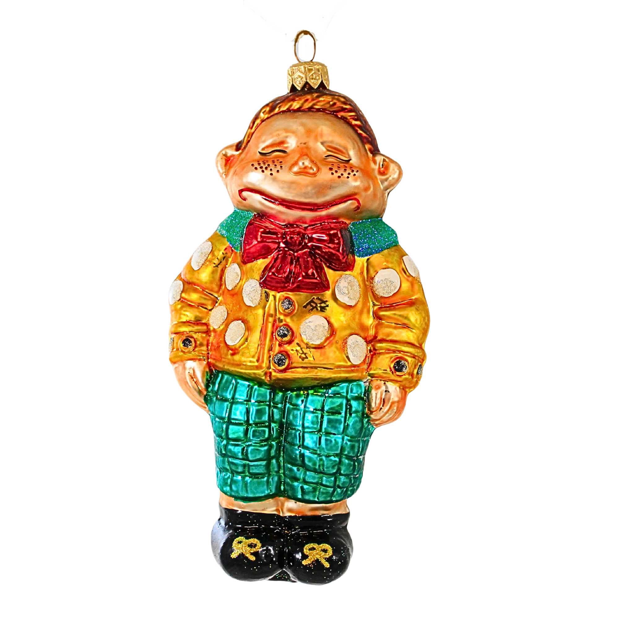 Christopher Radko Company 6.25In Jinks, Glass, Ornament Clown Freckles ...
