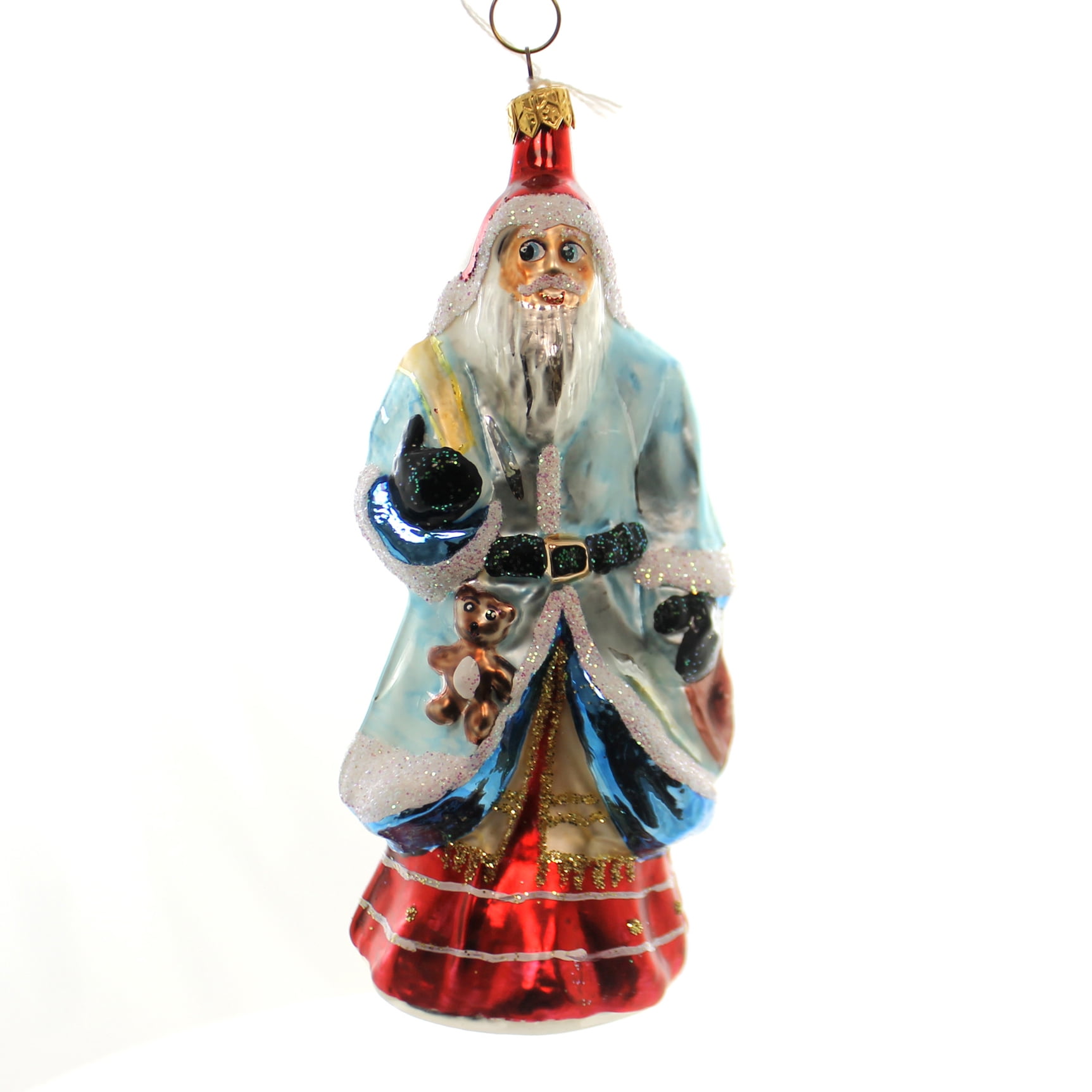 Christopher Radko Company 7.25in Santa Blue Robe, , Ornament 8930 ...