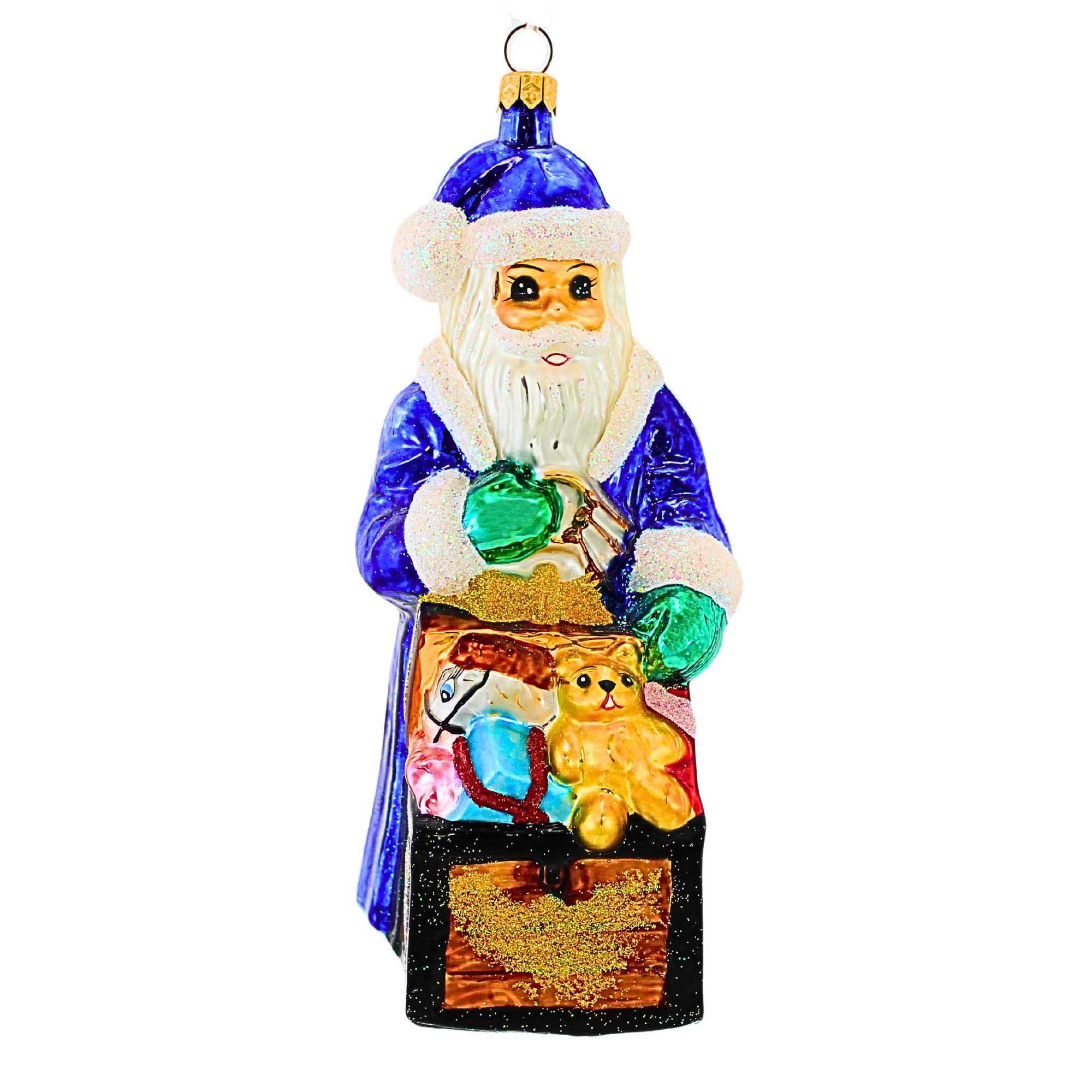 Christopher Radko Company 8.00In Toy Chest, Glass, Ornament Christmas ...