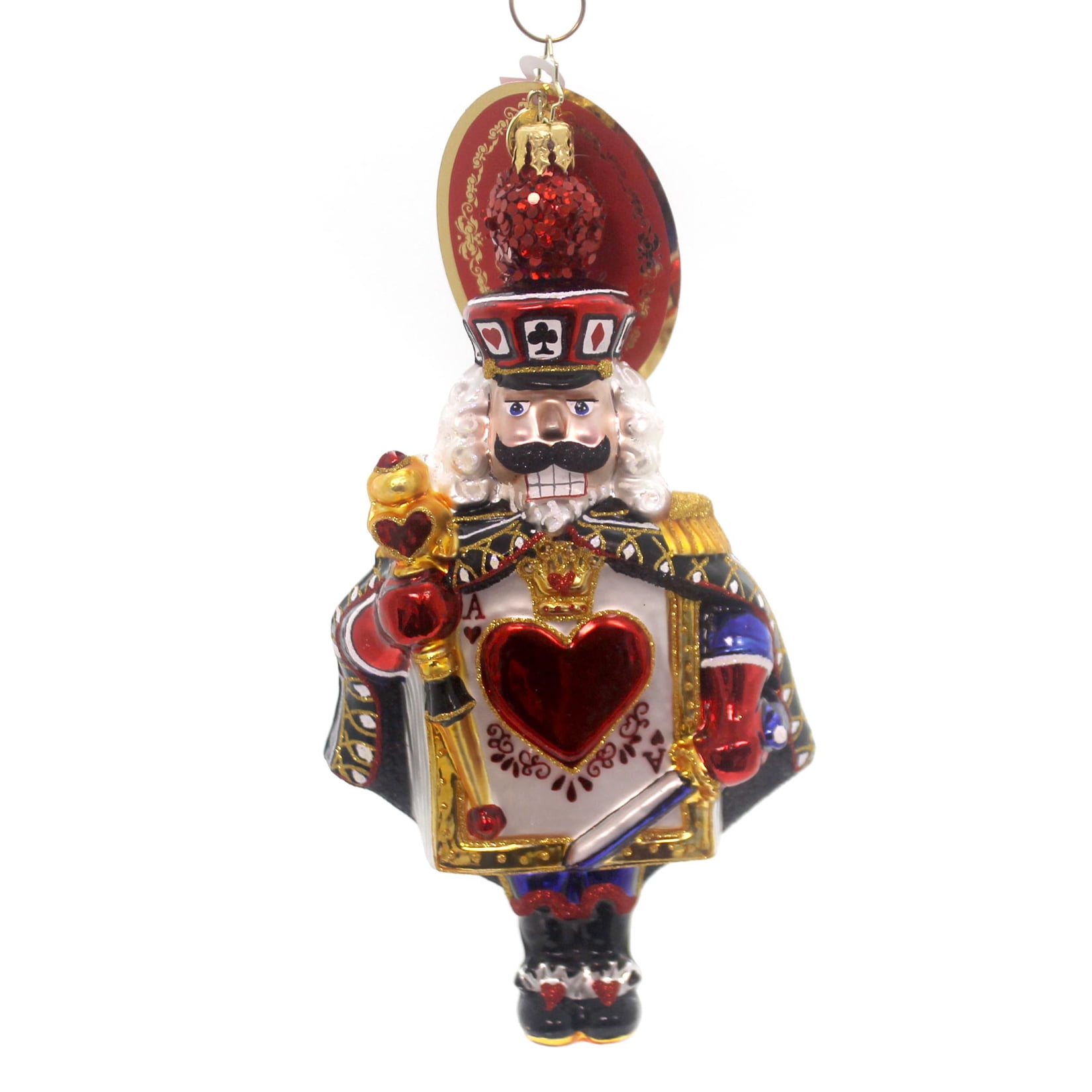 Christopher Radko Deal From The Deck Cracker Nutcracker Ace Hearts ...