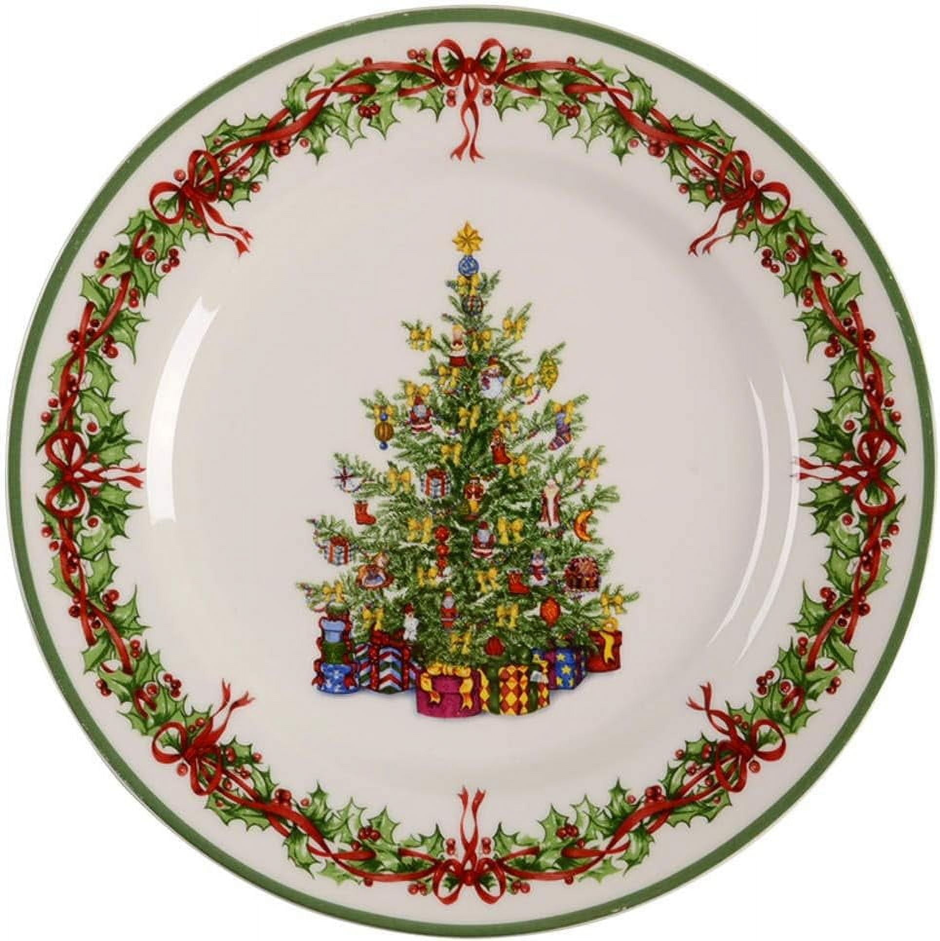 Christopher Radko Holiday Celebrations Dinner Plate - Walmart.com