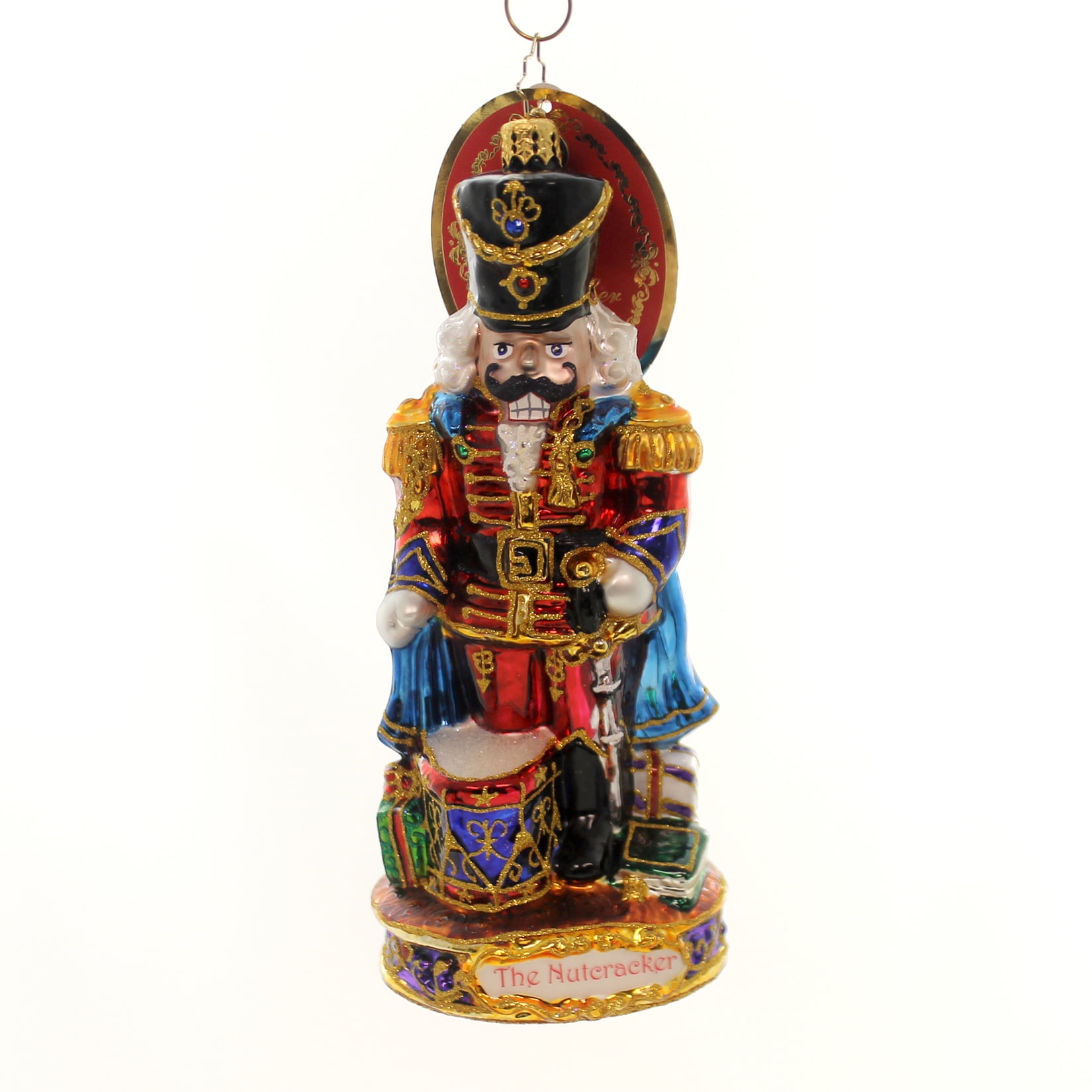 Christopher Radko Leader Of The Soldiers Glass Nutcracker Royal 1018584 ...