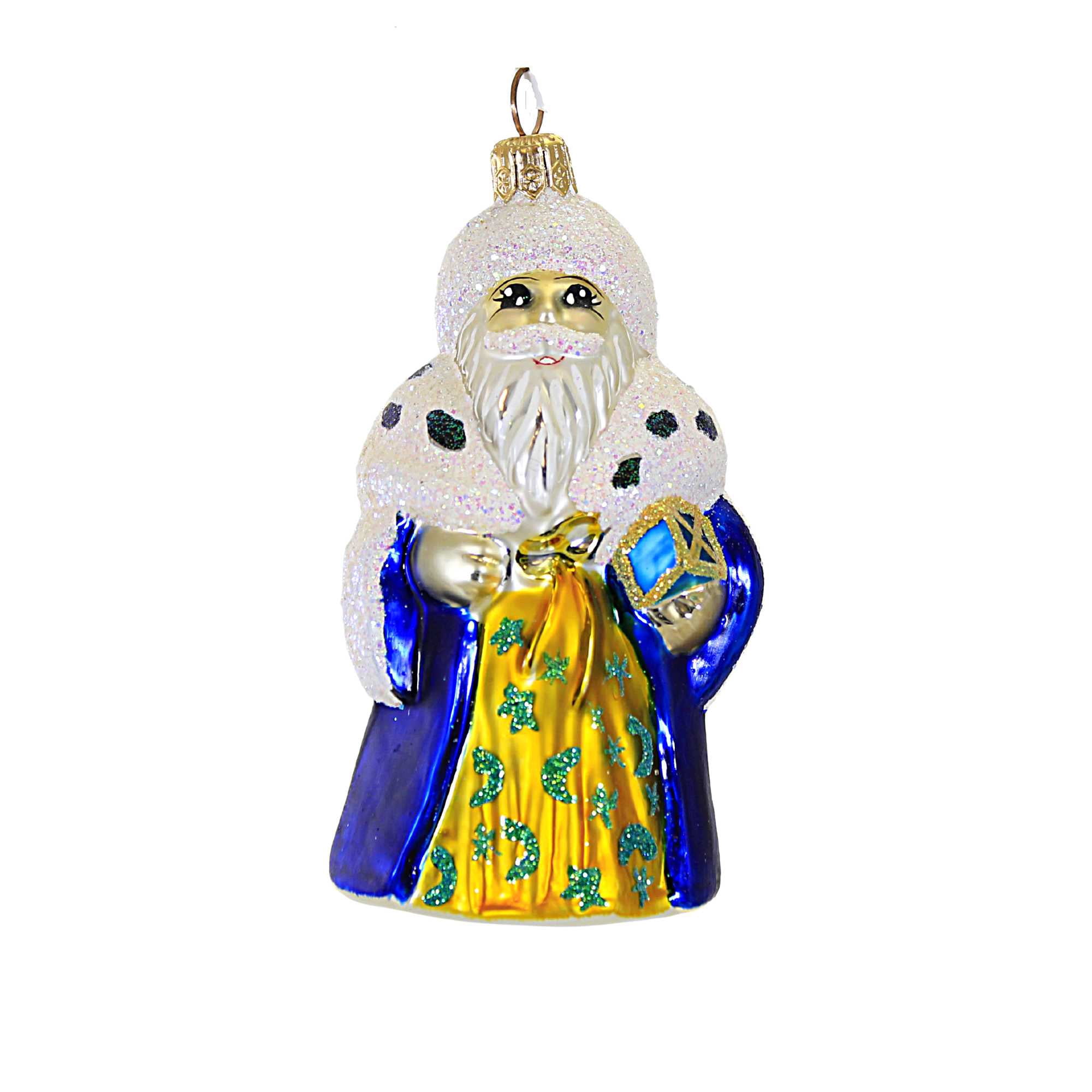 Christopher Radko Sweet Dream Blown Glass Ornament Santa Moon Stars ...