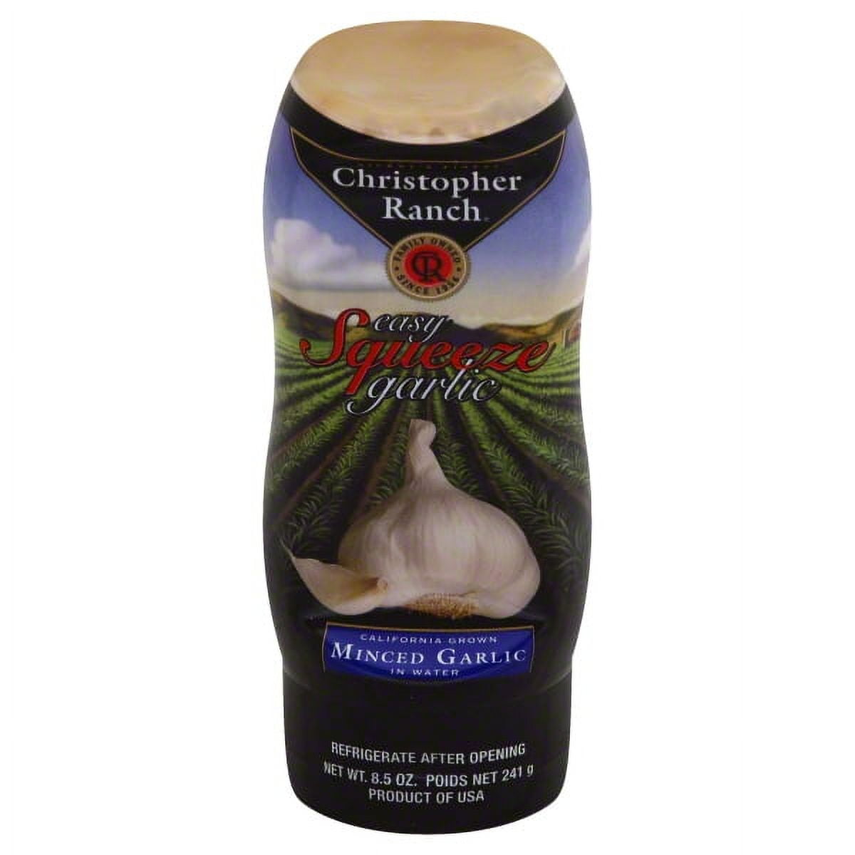 Christopher Ranch Minced Garlic Squeeze 8.5 oz Bottle - Walmart.com