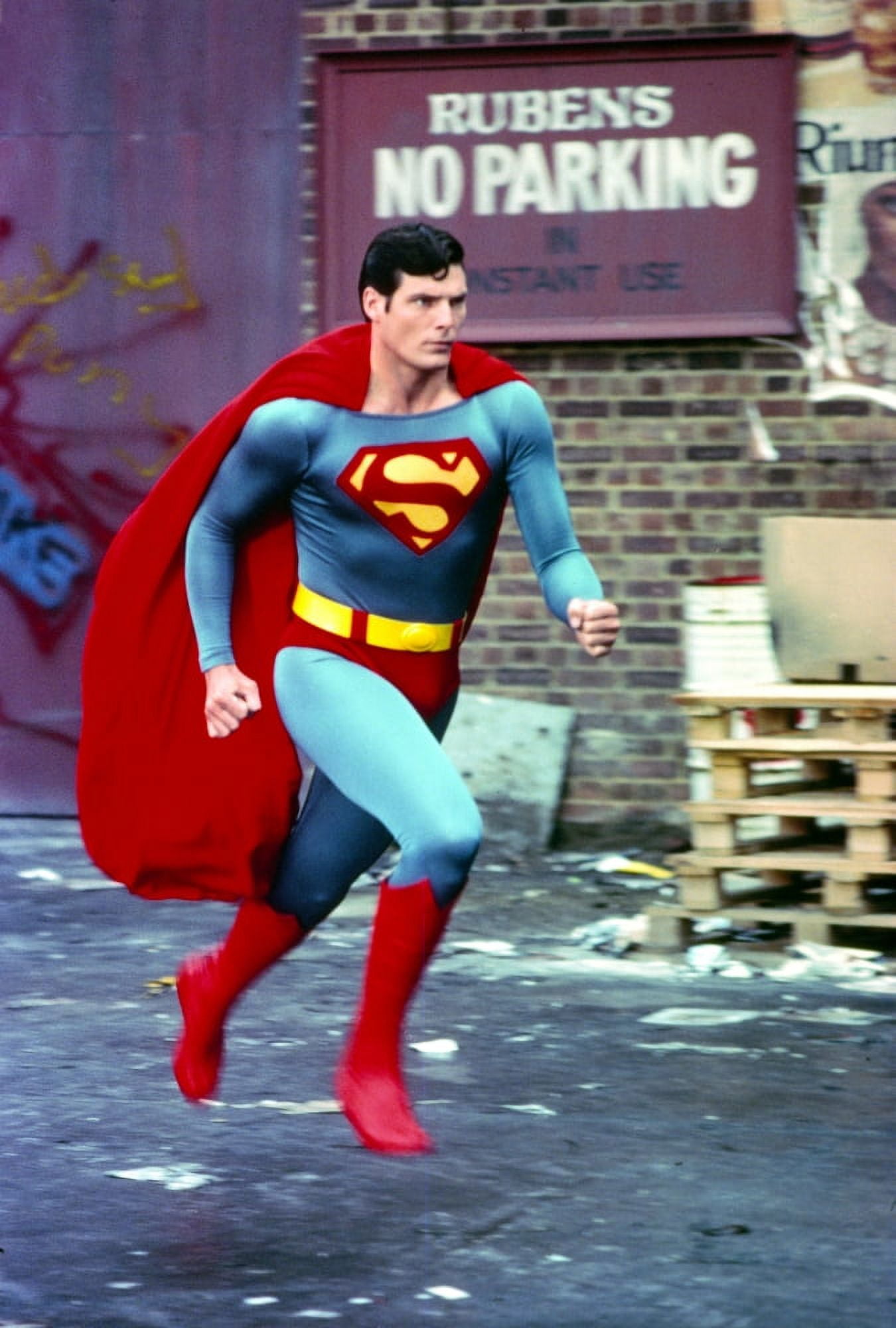 Christopher Reeve Running in Superman Costume Photo Print (8 x 10 ...