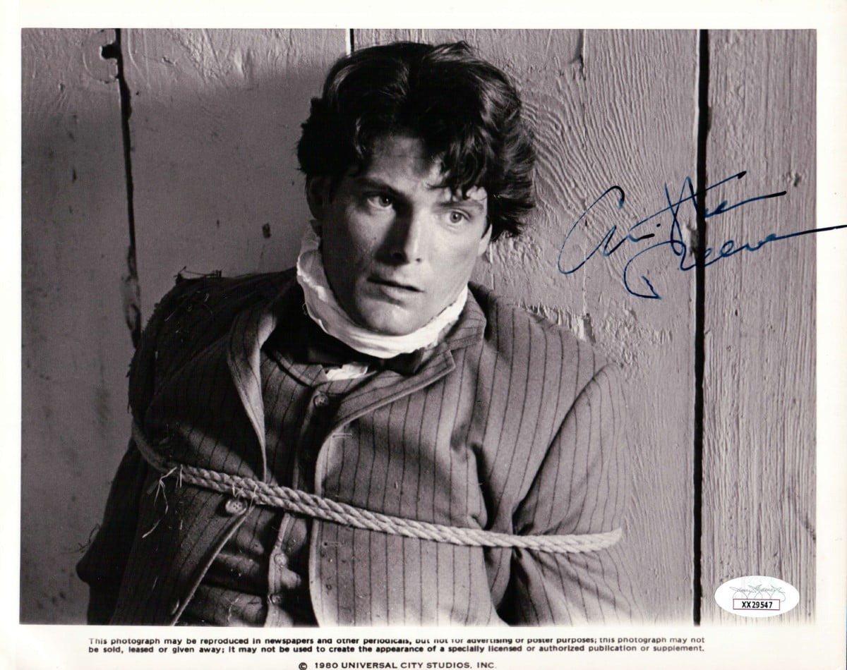 Christopher Reeve Signed Autographed 8X10 Photo Somewhere in Time JSA ...
