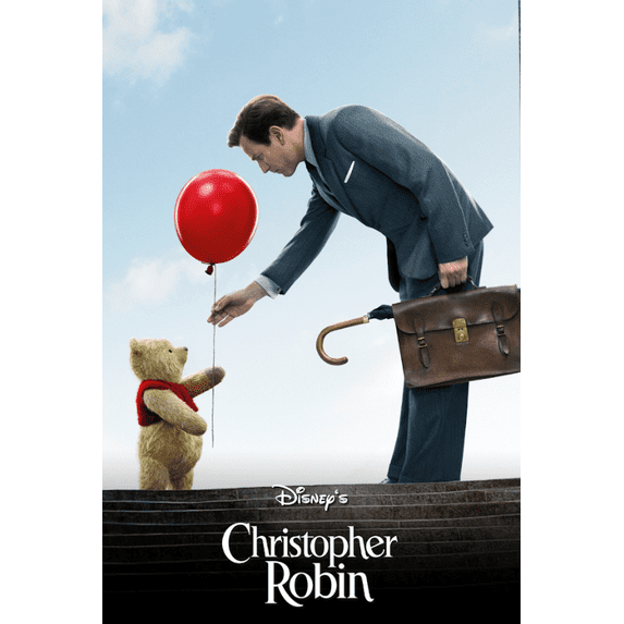Christopher Robin 2018 Poster 24x36 - Disney Adventure Winnie the Pooh Heartwarm - Walmart.com