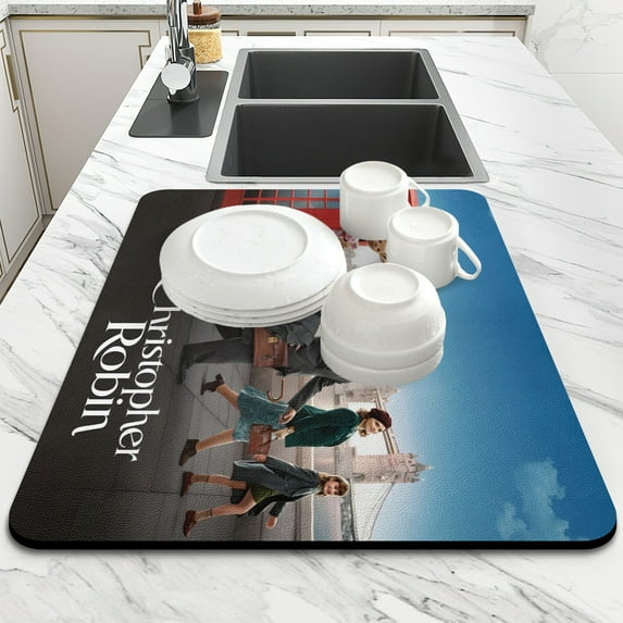 Christopher Robin Quick-Dry Custom Counter Mat.16"x18" - Walmart.com