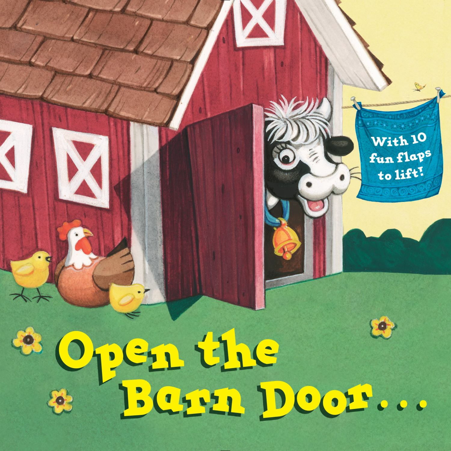Christopher Santoro, Board Book, Open the Barn Door, Farm Animals ...