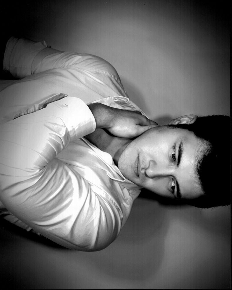 Christopher Sean Headshot Holding Neck Black And White Photo Print (8 x ...