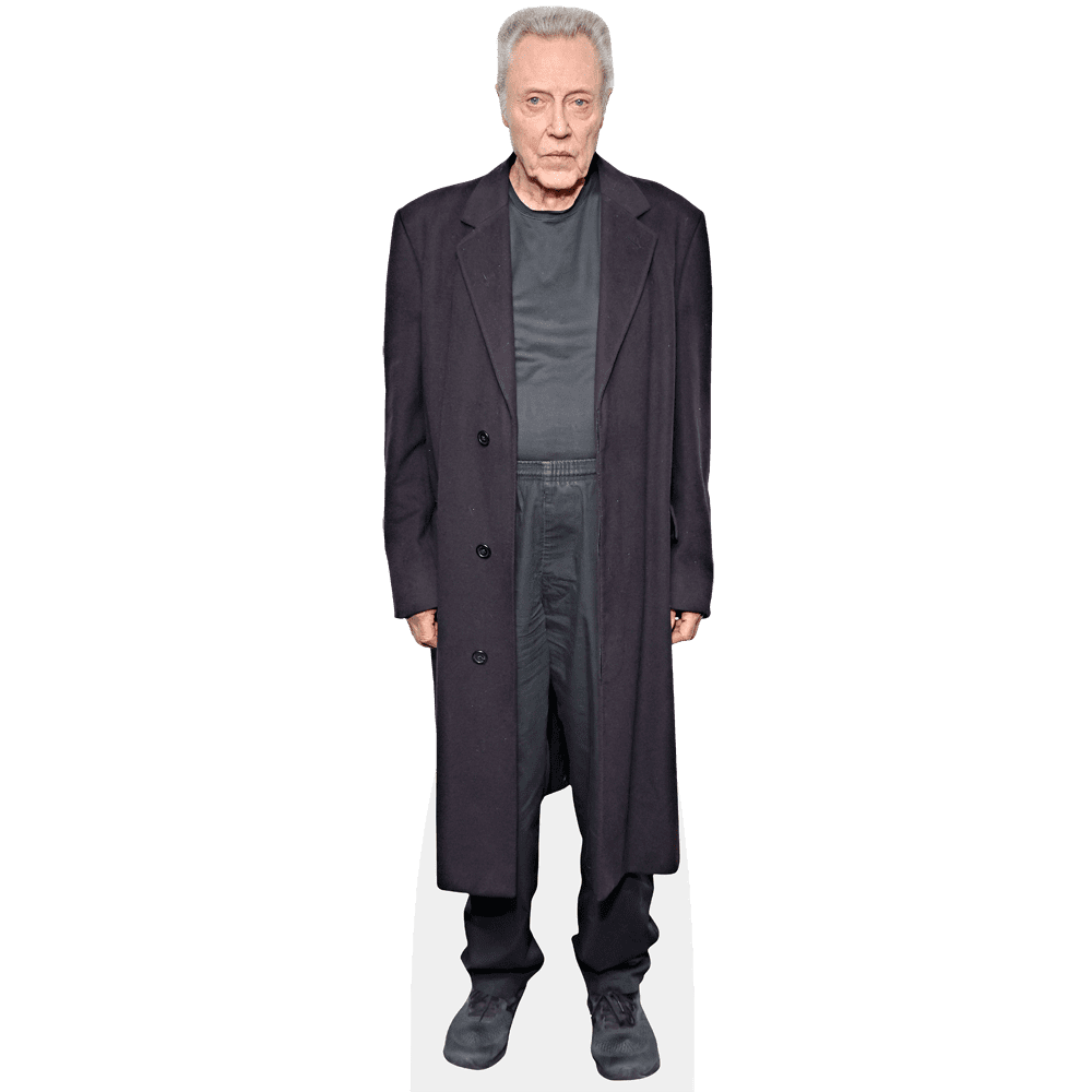 Christopher Walken (Black Coat) Life Size Cutout. Standee. - Walmart.com