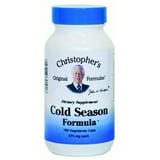 Christopher's Original Formulas Cold Season Immune Formula, 100 Capsules, Herbal Remedies ...