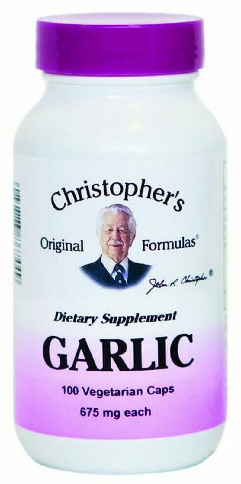Christopher's Original Formulas Garlic, 100 Ct - Walmart.com