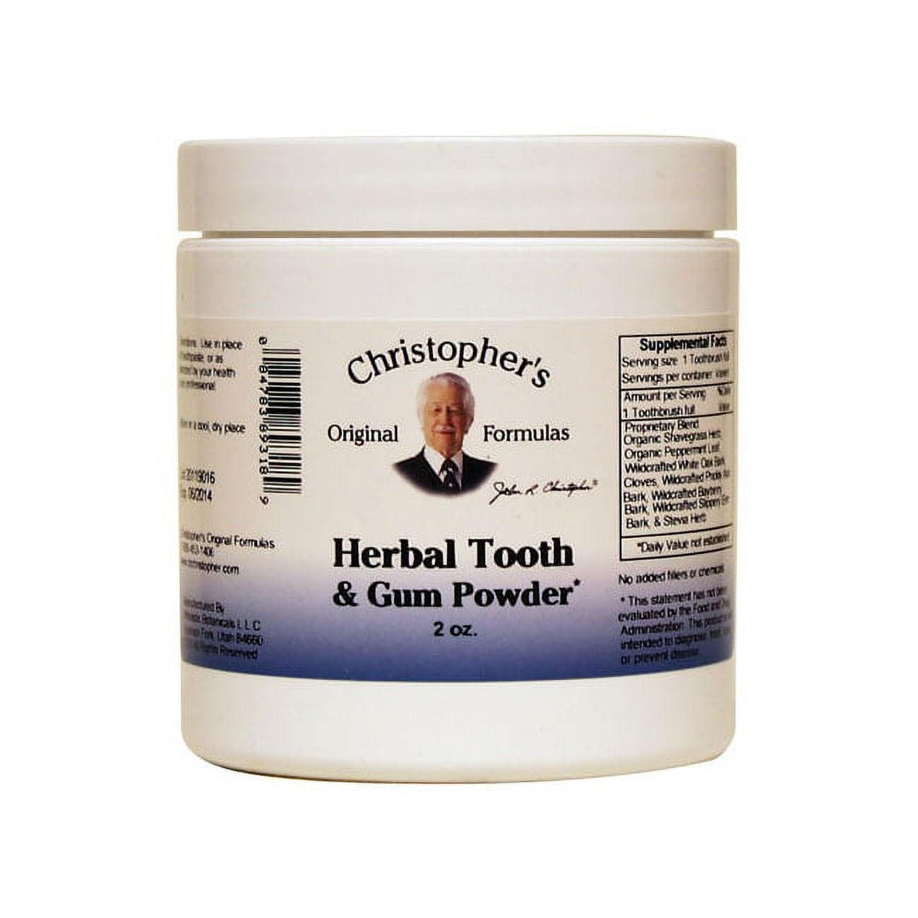 Christopher's Original Formulas Herbal Tooth & Gum Powder, 2 oz ...
