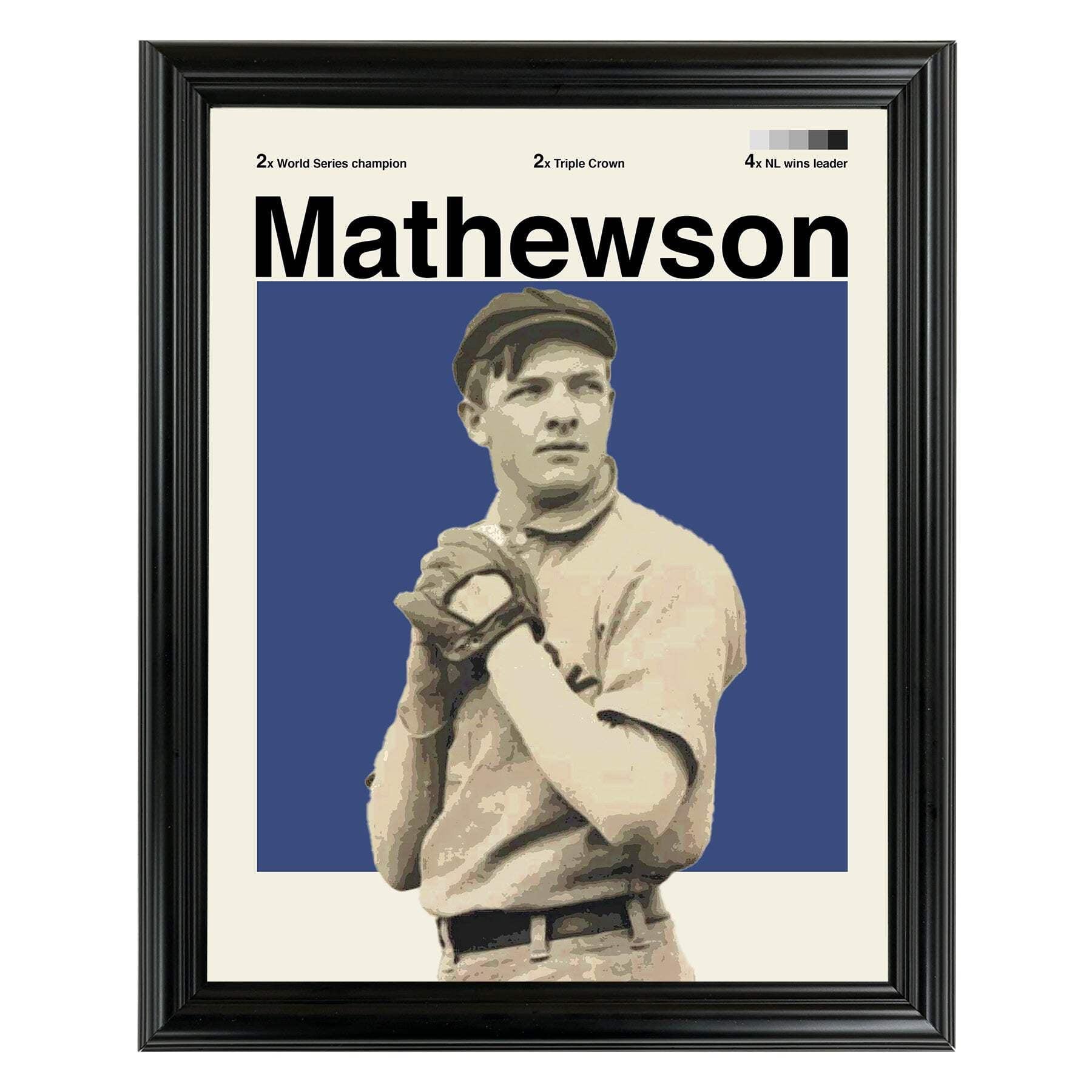 Christy Mathewson Framed Sports Art Photo by Thomas Maxwell - Walmart.com