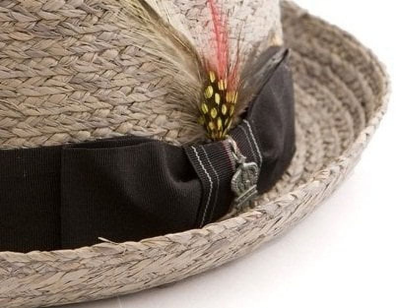 Christys Crown "Lorimer" Raffia Straw Pork Pie Hat - Walmart.com