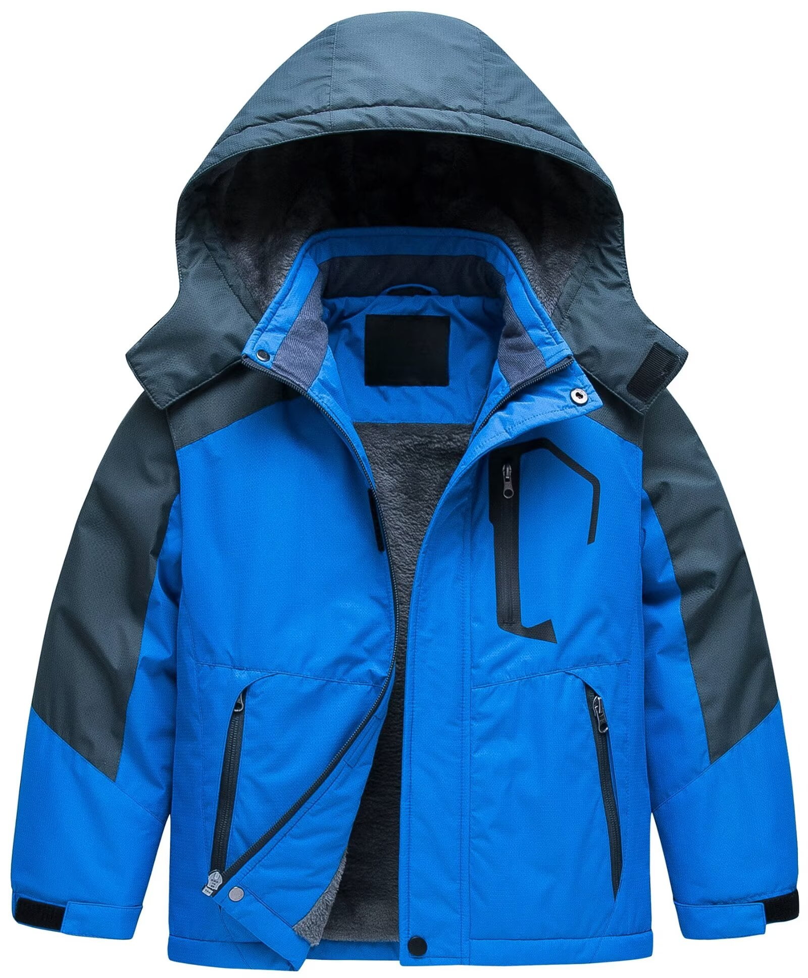 Chrisuno Boy's Thick Ski Fleece Jacket Youth Insulated Snow Suit ...