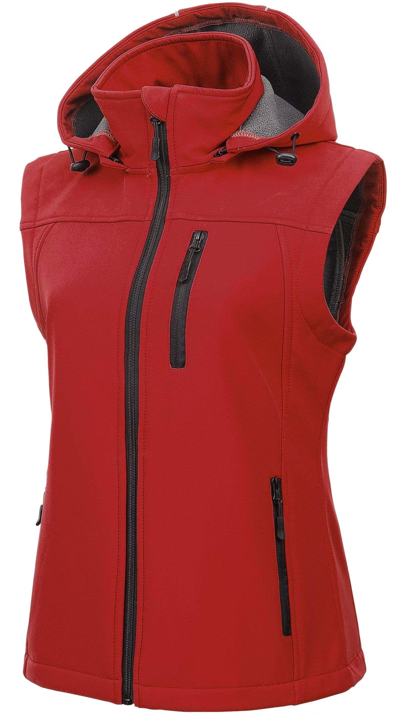 Chrisuno Ladies Vests For Women Casual Lightweight Full-Zip Military ...