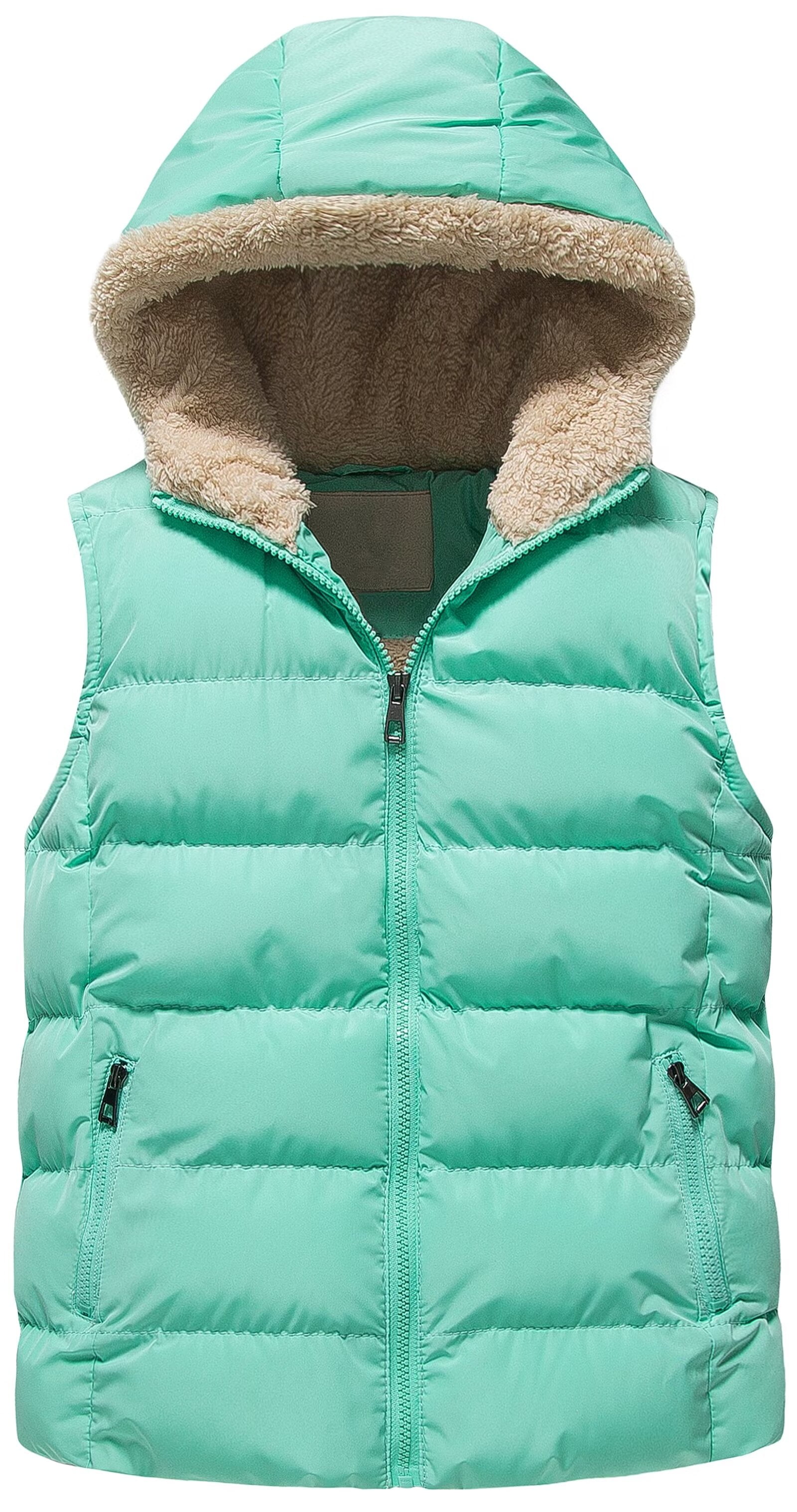 Chrisuno Little Girls Vests Outerwear Lightweight Quilted Vest Winter ...