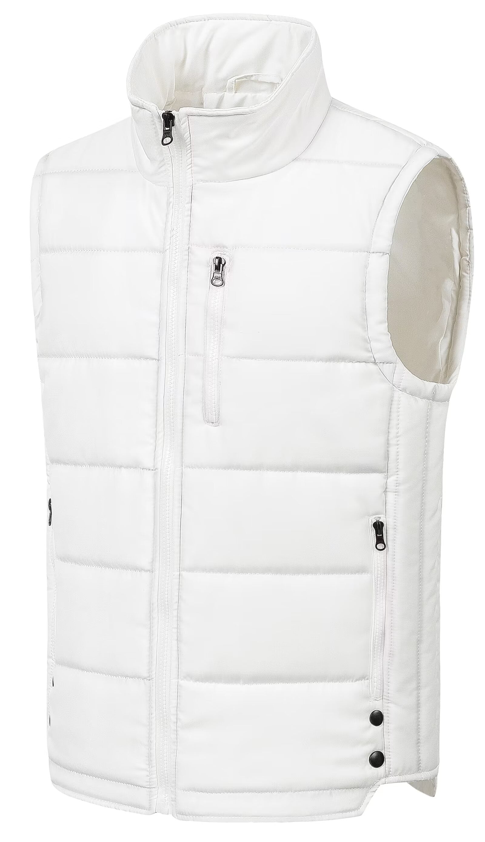 Chrisuno Men's Casual Slim Quilted Winter Compression Vest Warm Thicken ...