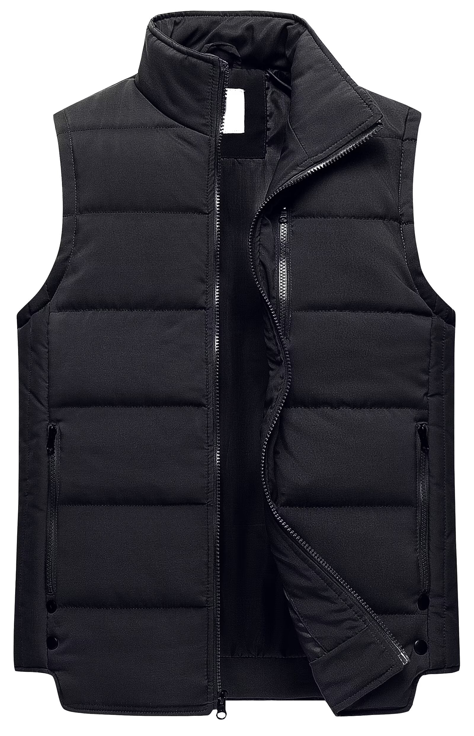 Chrisuno Men's Puffer Vests Outerwear Chalecos Para Hombre Lightweight ...