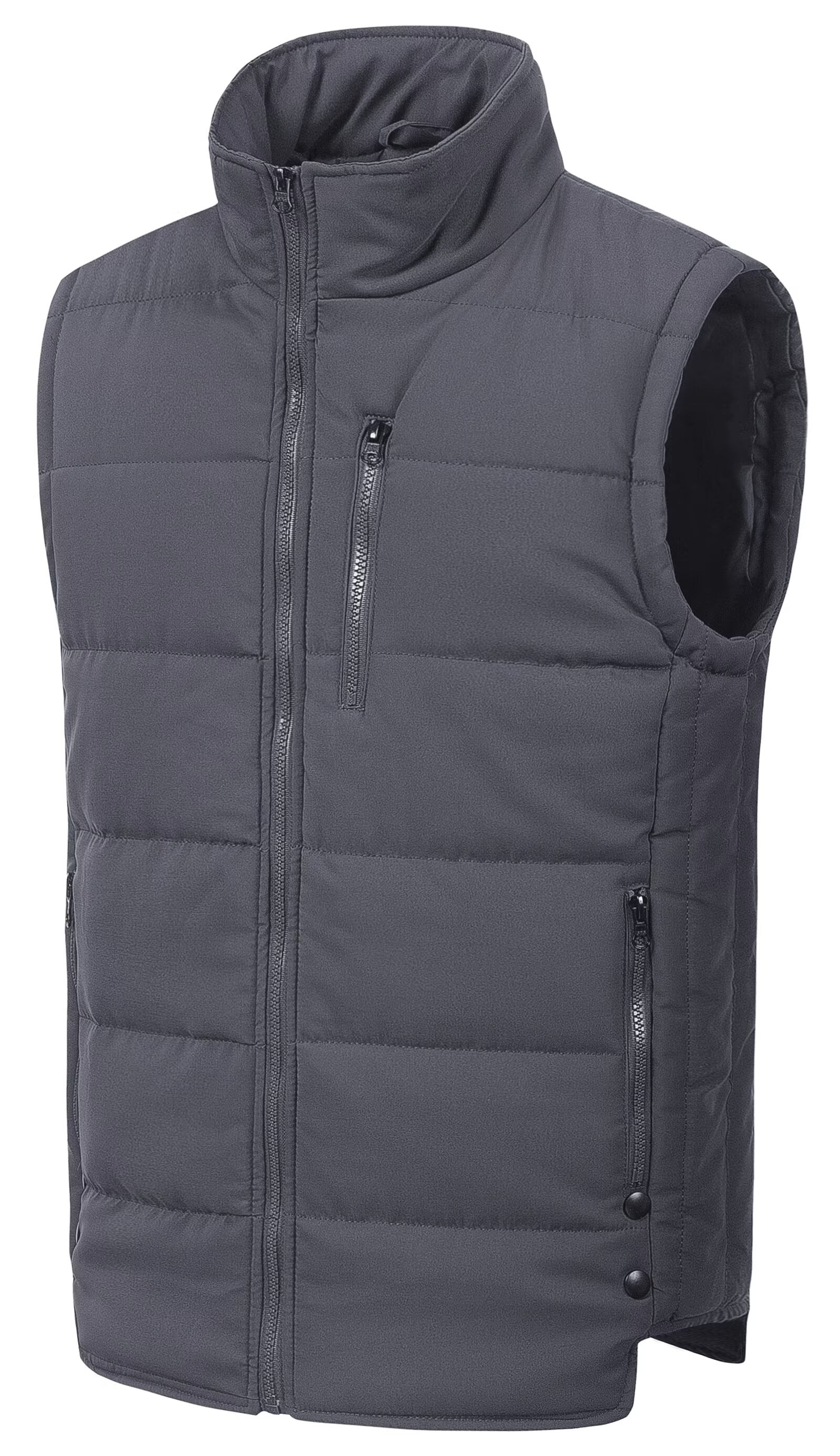 Chrisuno Men's Winter Vest Packable Insulated Puffer Vest Outerwear ...
