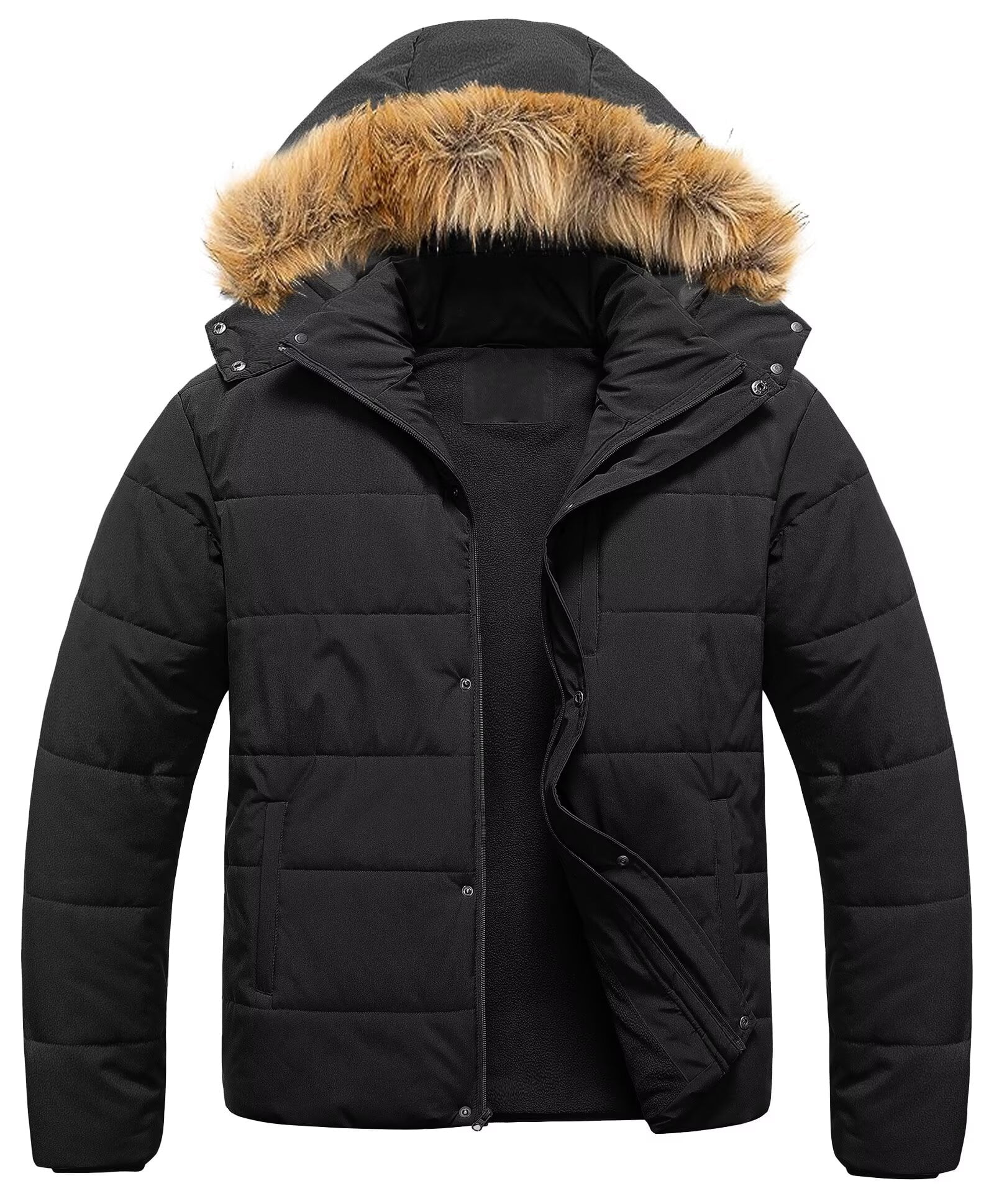Chrisuno Puffer Jackets for Men Big and Tall Mens Winter Coats Men's ...