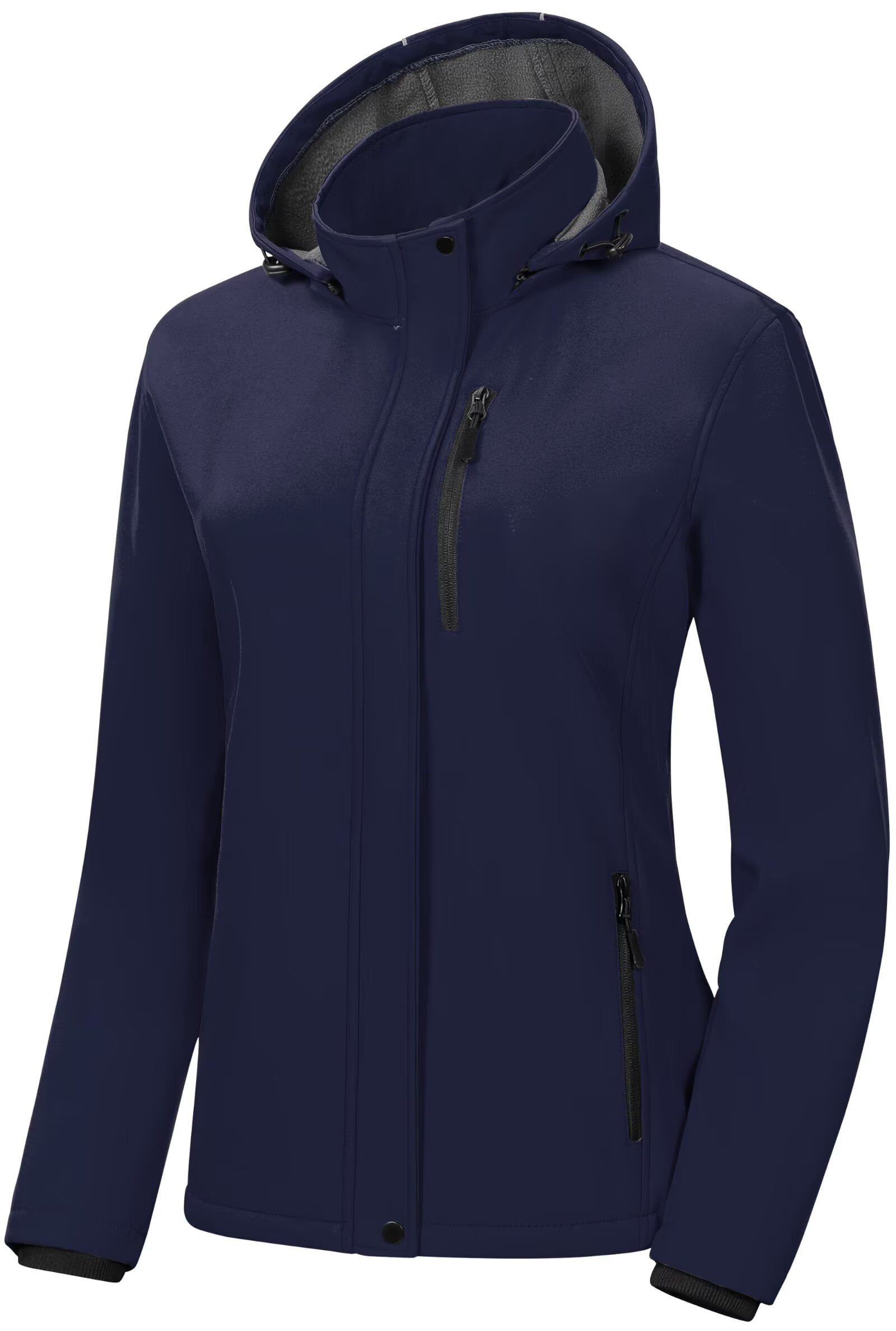 Chrisuno Rain Coats For Women Warm Raincoat Insulated Softshell Jacket ...