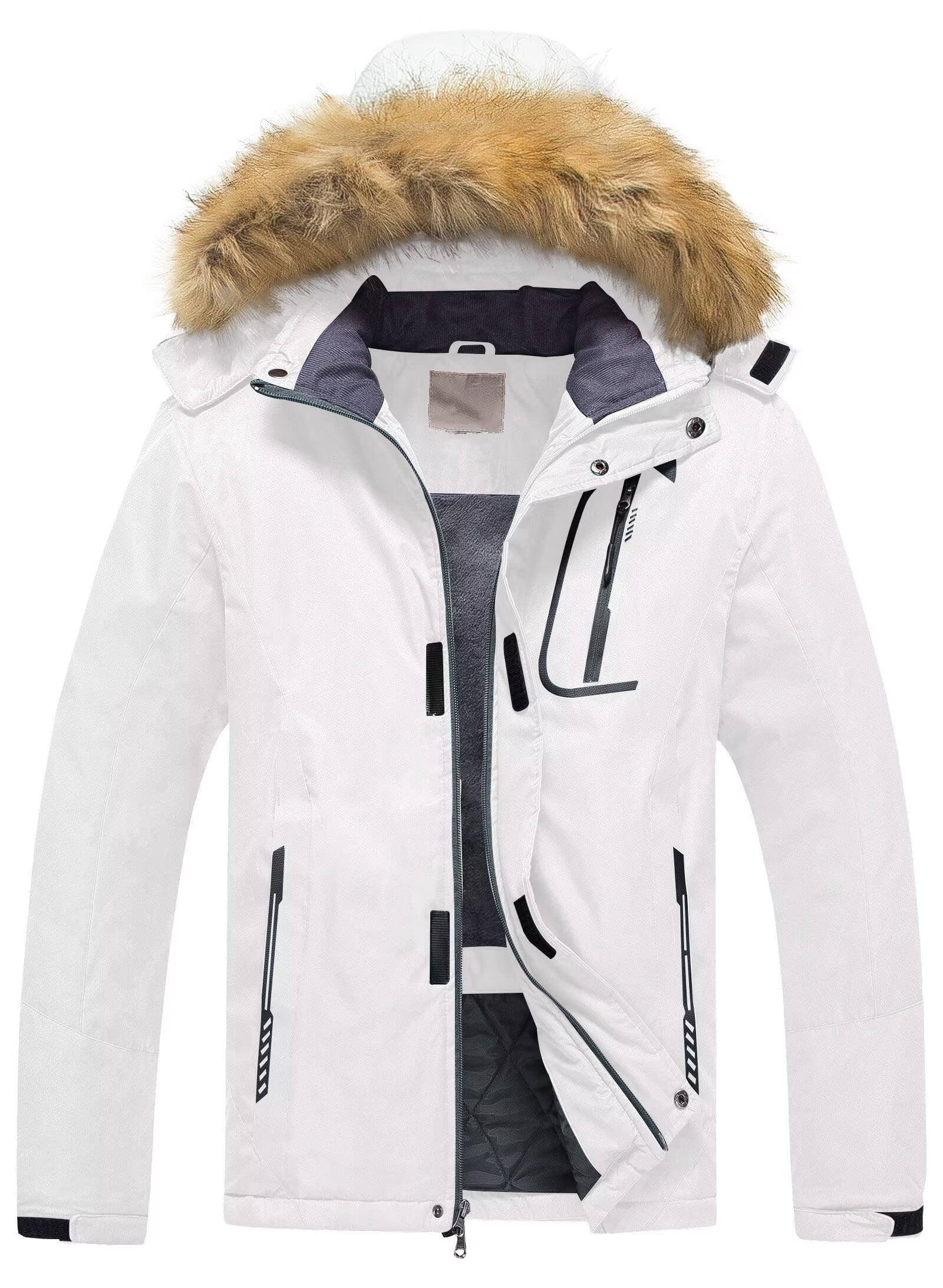 Chrisuno Snow Jackets for Men Jacket Waterproof Softshell with ...