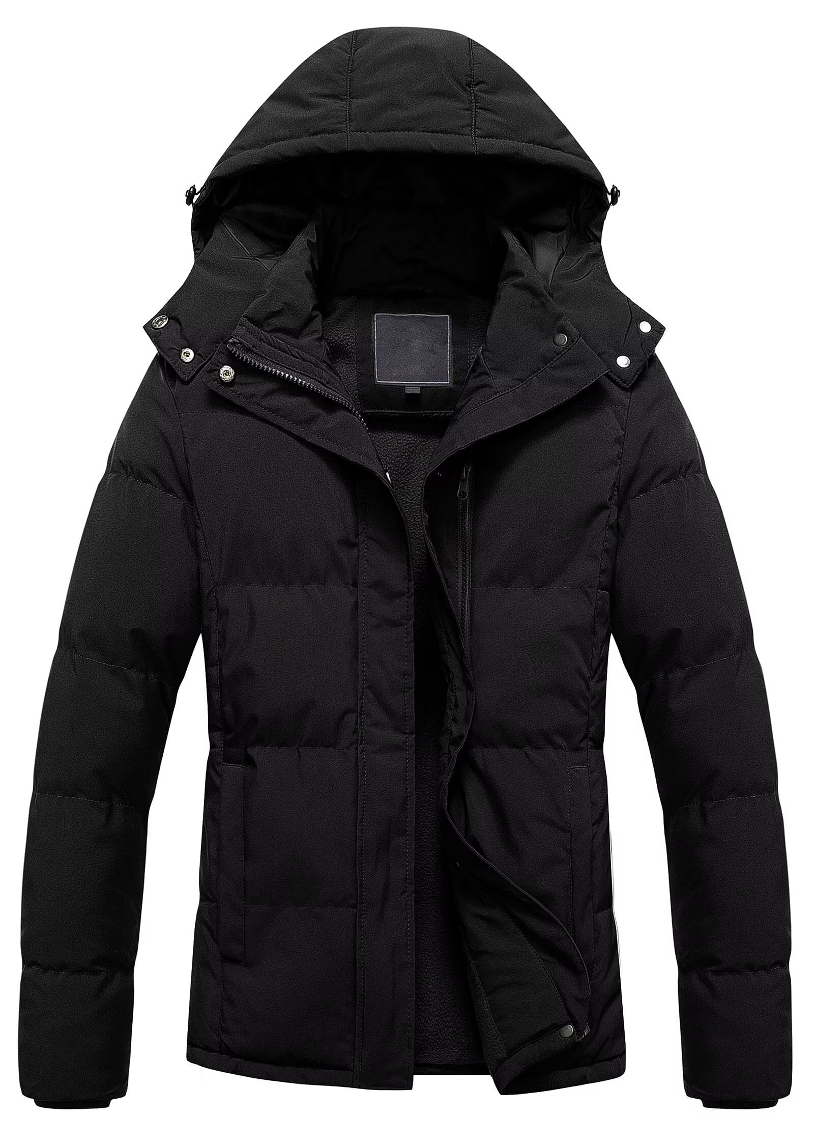 Chrisuno Women's Ladies Short Quilted Cold Winter Coat Down Jacket ...