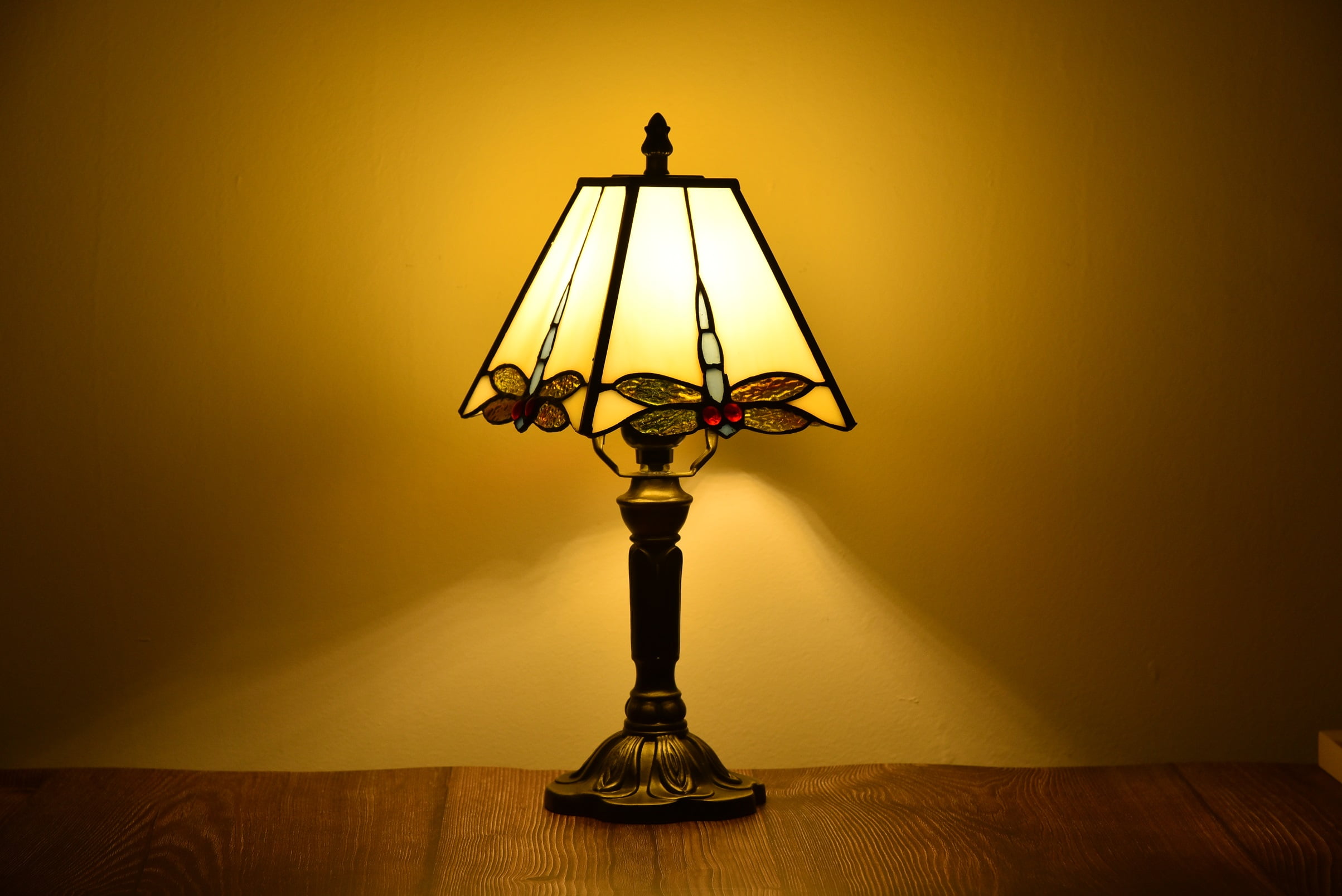 Orinova Tiffany Table Lamp Stained Glass Bedside Lamp for Living Room ...