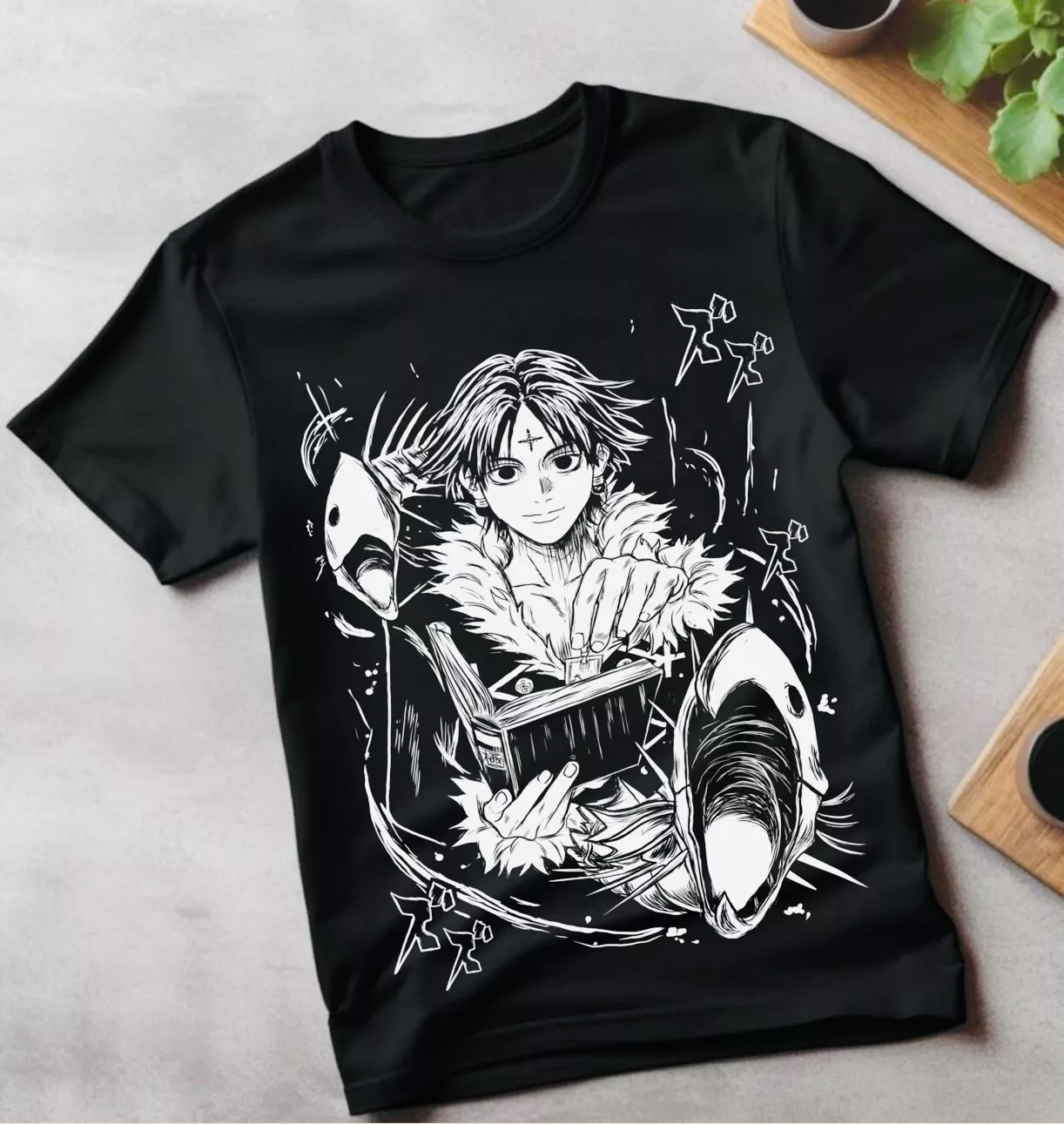 Chrollo Book Hunter X Hunter T-Shirt Manga HXH Kawaii Anime Shirt All ...