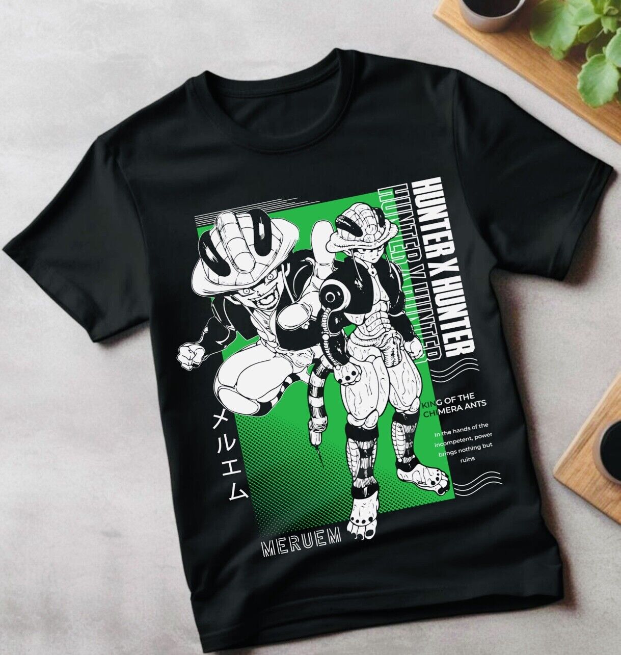 Chrollo Lucilfer T-shirt Hunter X Hunter HXH Anime Graphic Tee All Size ...
