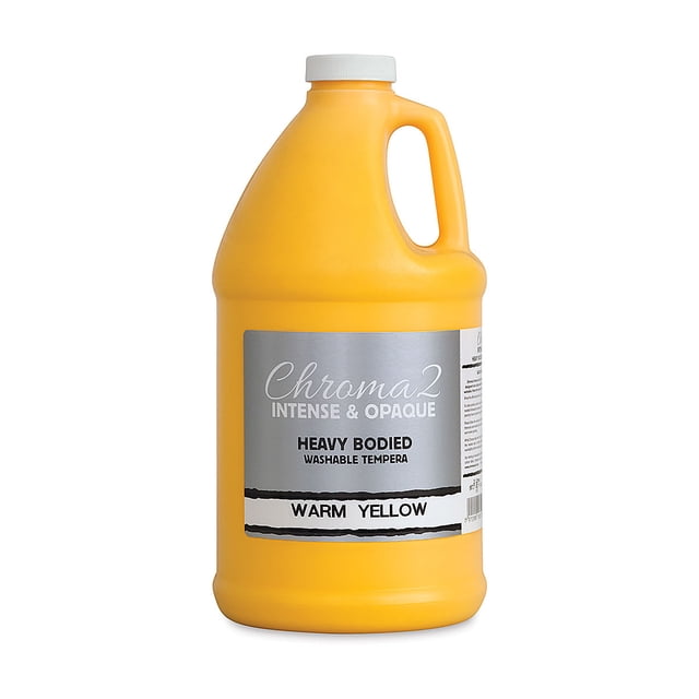 Chroma 2 Washable Tempera - Warm Yellow, 67.7 oz - Walmart Business ...