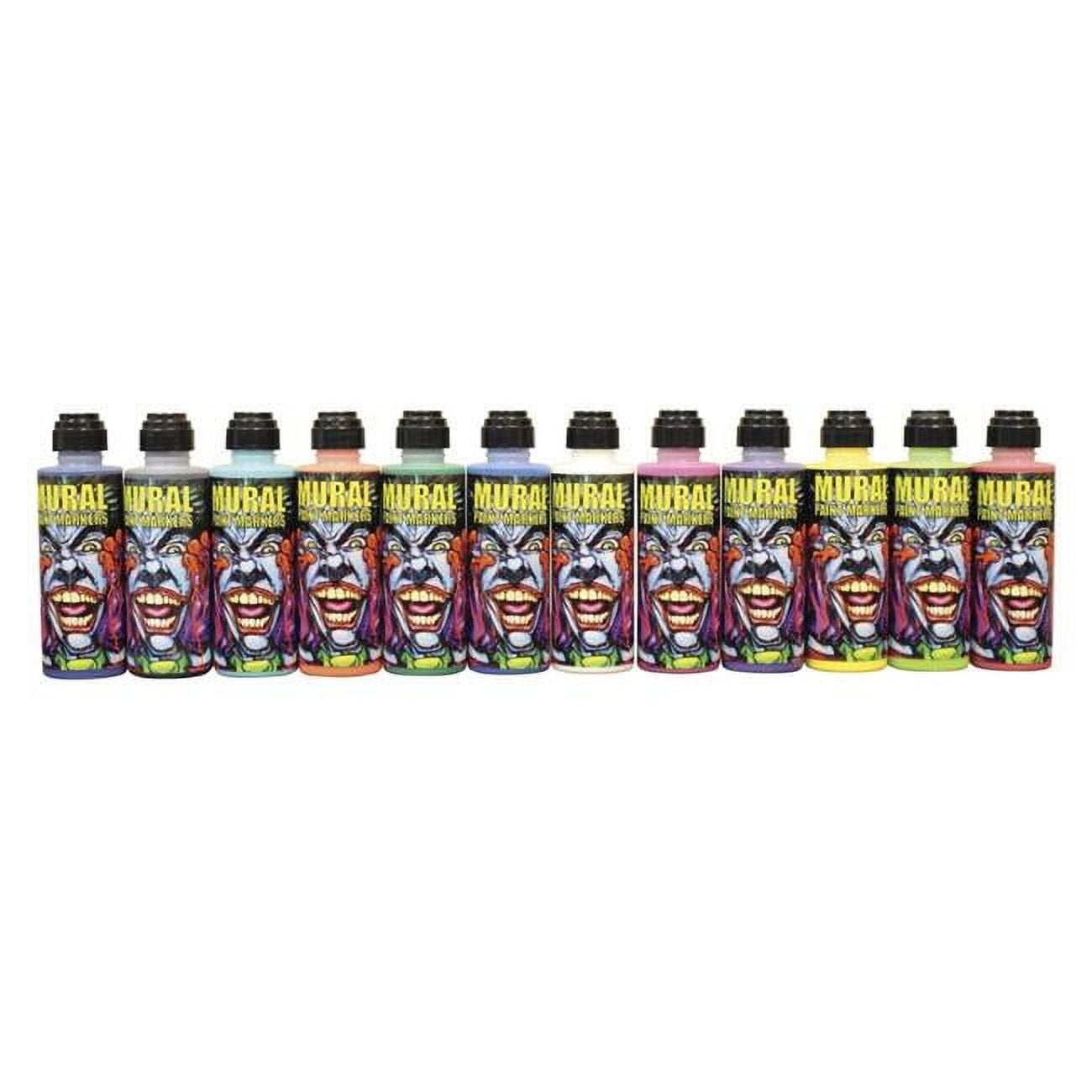 Chroma 2019442 4 oz Mural Paint Markers, Assorted Color - Set of 12 ...