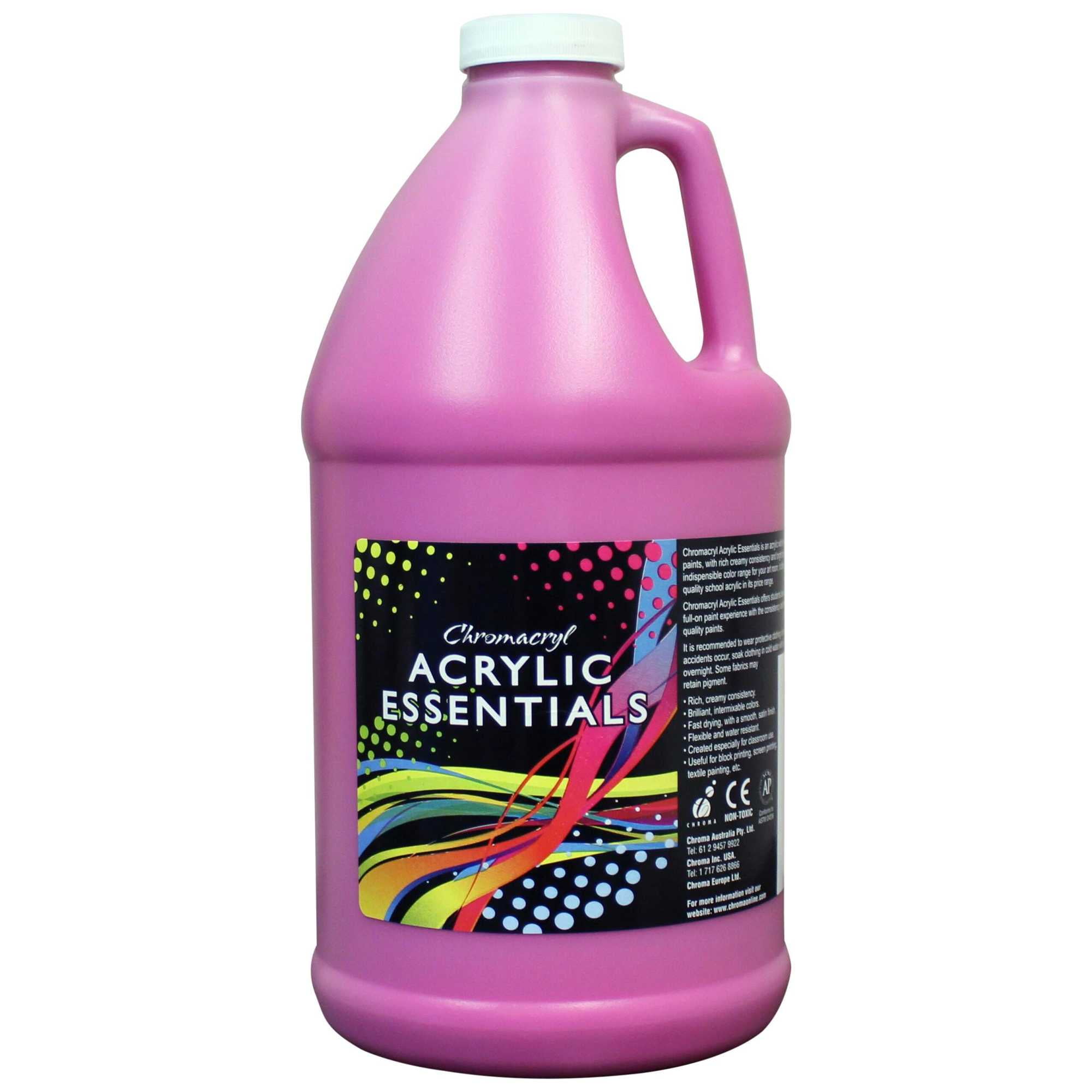 Chroma Acrylic Essential, Half Gallon, Magenta - Walmart.com