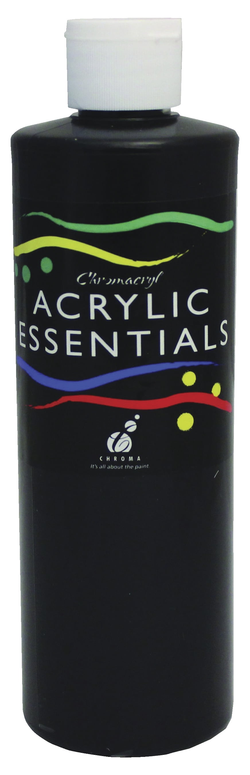 Chroma Acrylic Essential, Pint, Black - Walmart.com