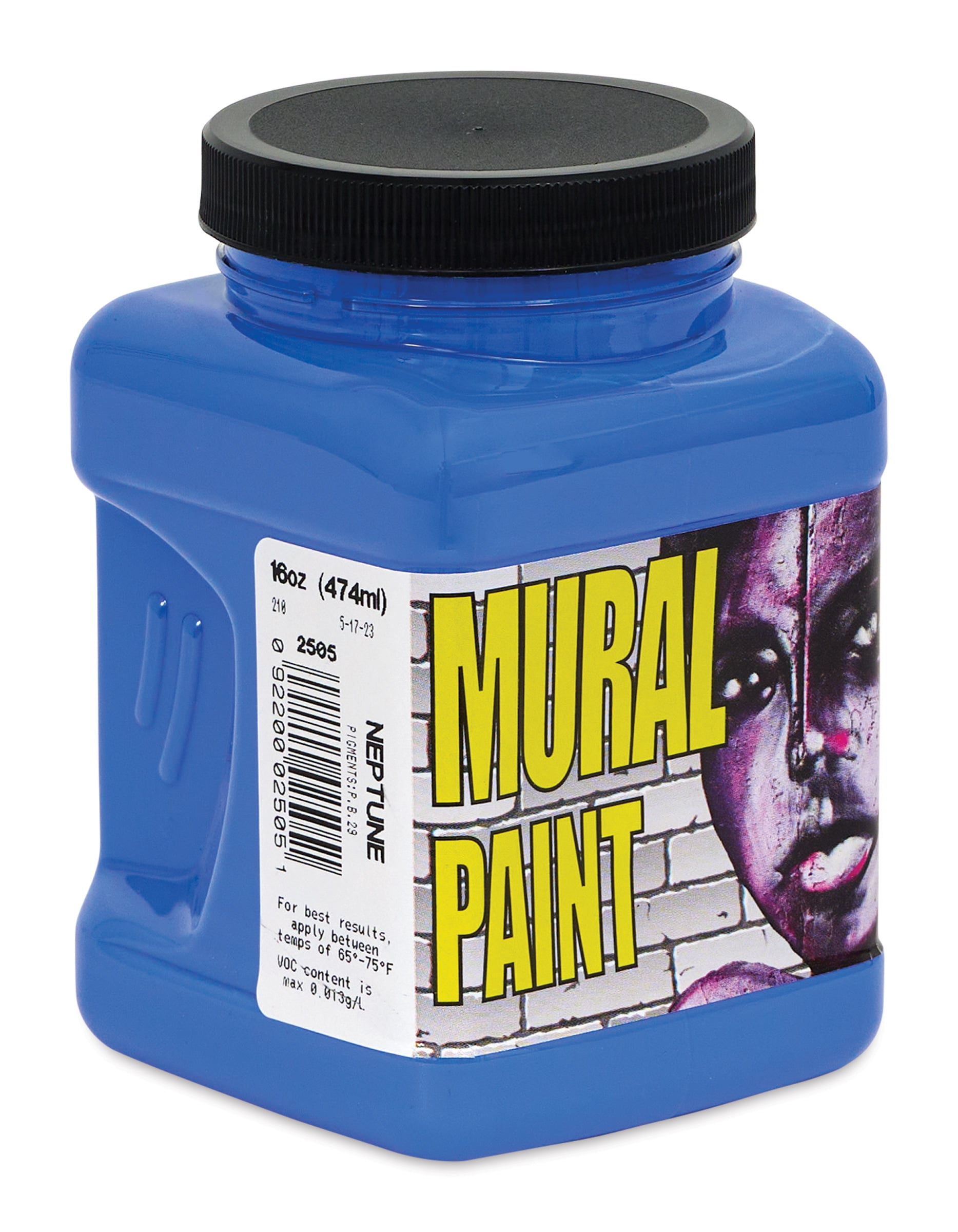 Chroma Acrylic Mural Paint - Neptune, 16 oz Jar - Walmart.com