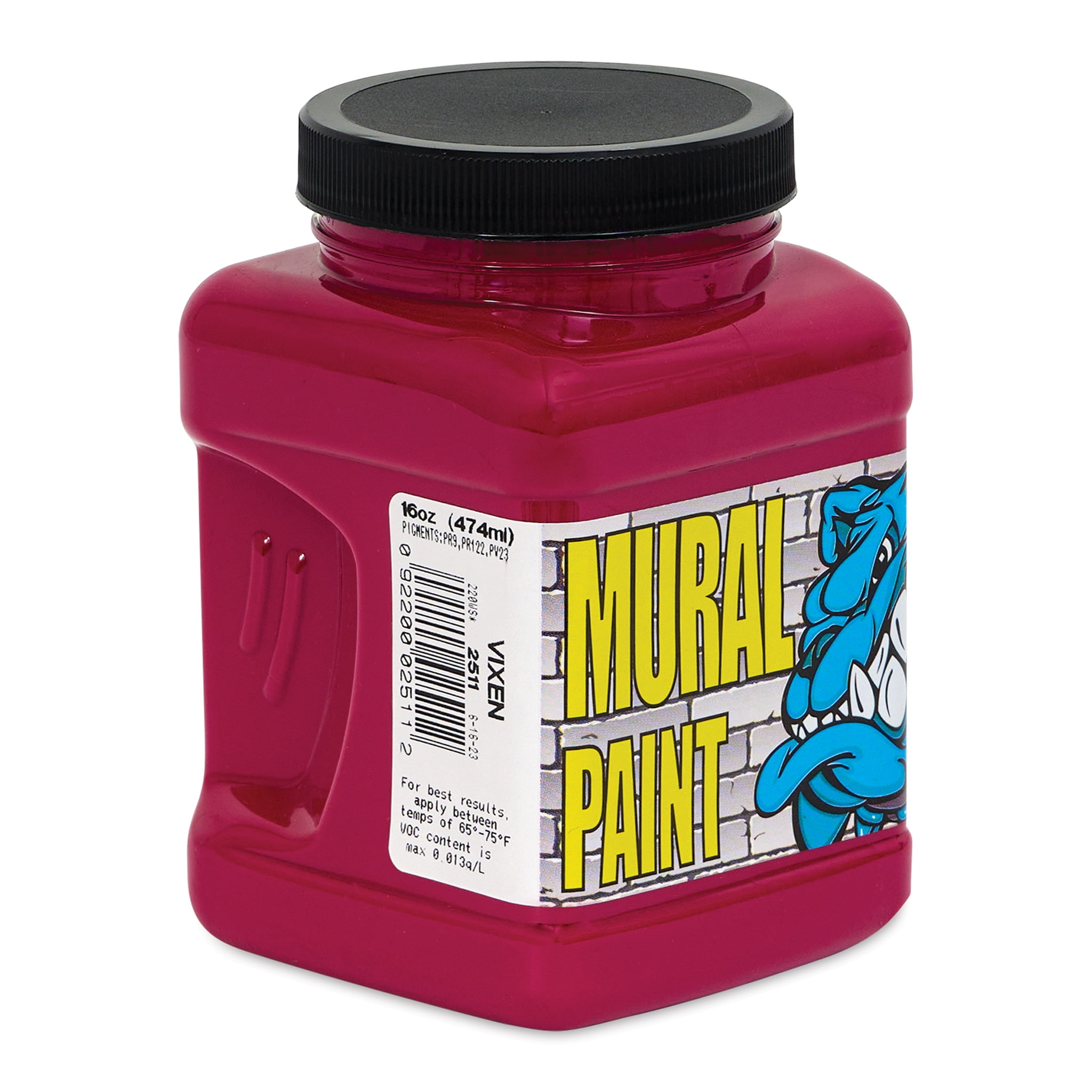 Chroma Acrylic Mural Paint - Vixen, 16 oz Jar - Walmart.com