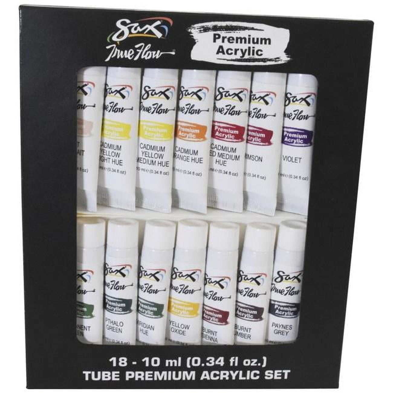 Chroma Acrylics 2021168 0.34 oz Sax True Flow Premium Acrylic Paint ...