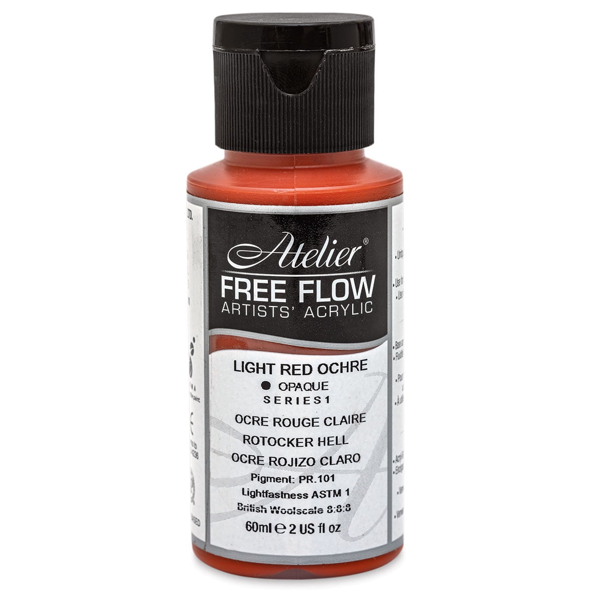 Chroma Atelier Free Flow Acrylic - Light Red Ochre, 2oz bottle ...