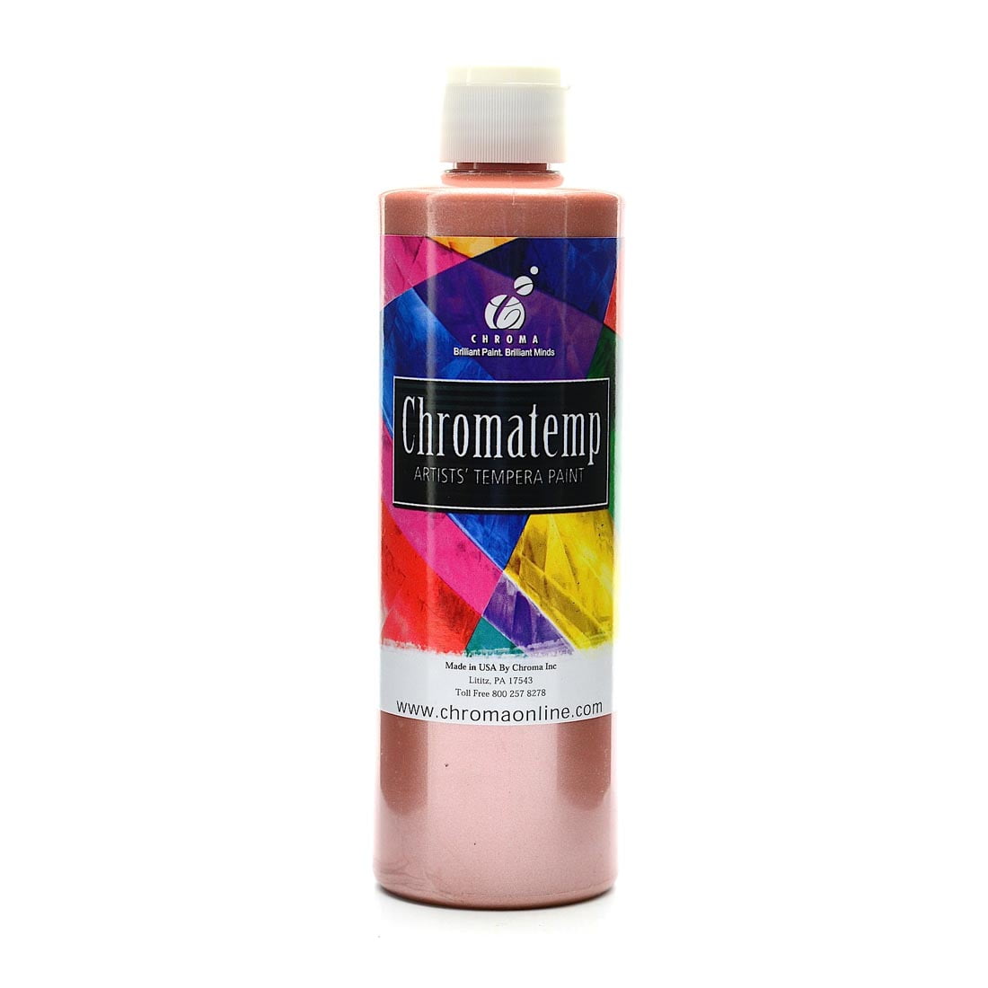 Chroma Chromatemp Artists' Tempera Paint - Pearlescent Copper, Pint ...