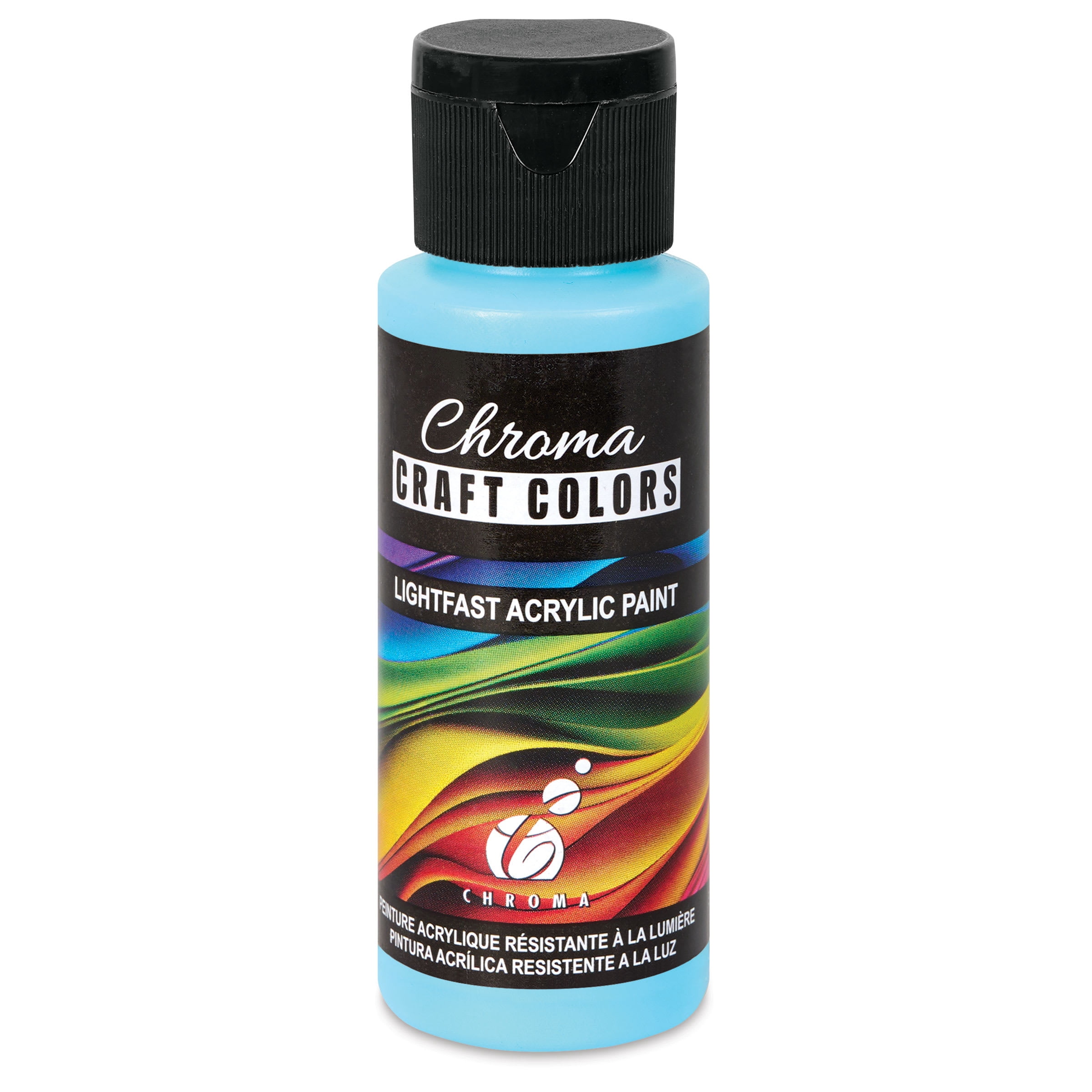 Chroma Craft Colors Acrylic Paint - Blue Sky, 2 oz - Walmart.com