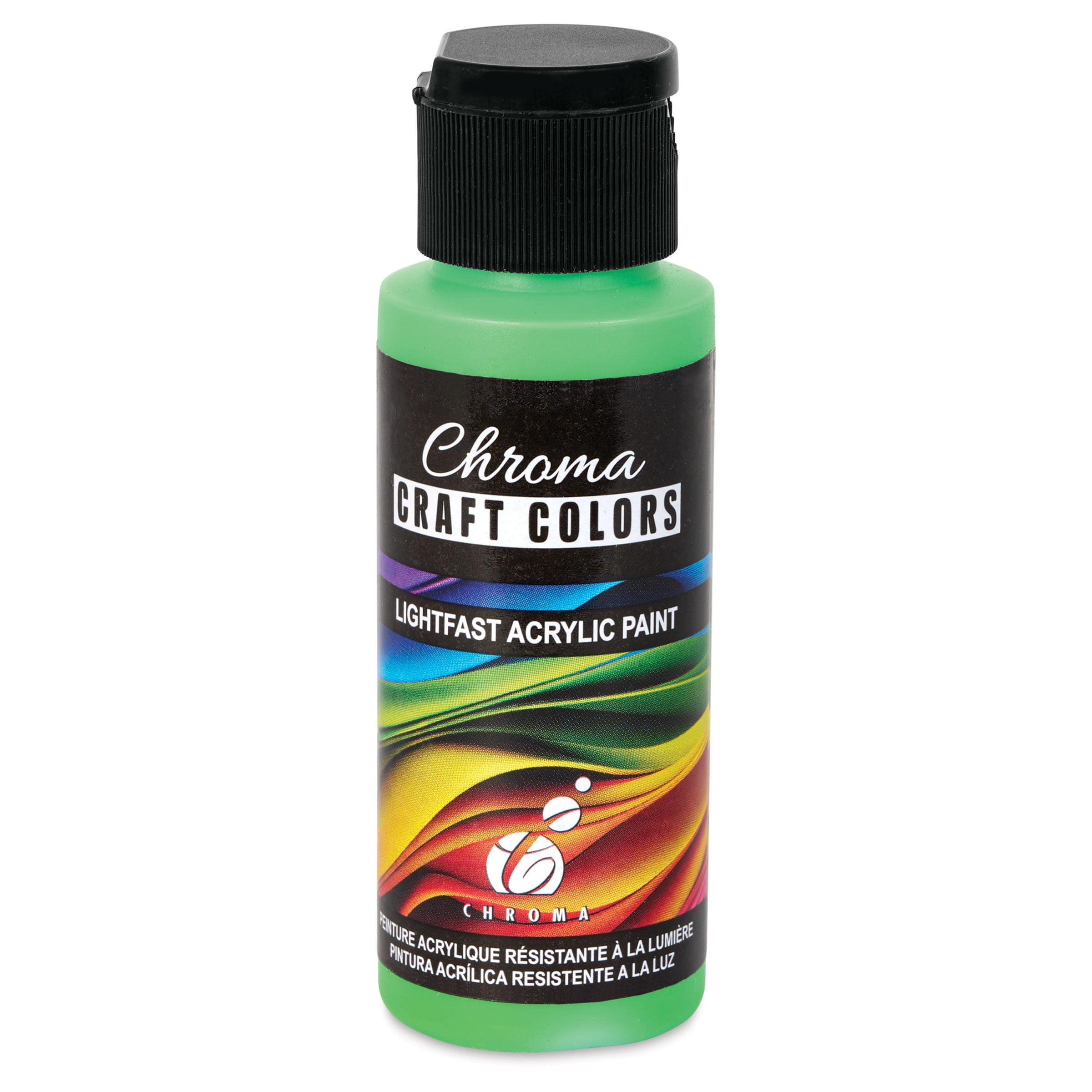 Chroma Craft Colors Acrylic Paint - Neon Alien, 2 oz - Walmart.com