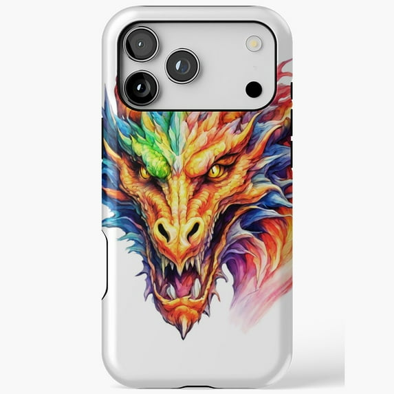 Chroma Dragon Fantastic Creature Colors iPhone Case 17 16 15 14 13 12 11 Pro Max - Walmart.com